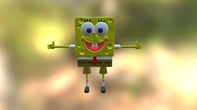 SpongeBob SquarePants - 3D model by narnenkogosha [bfd5349] - Sketchfab