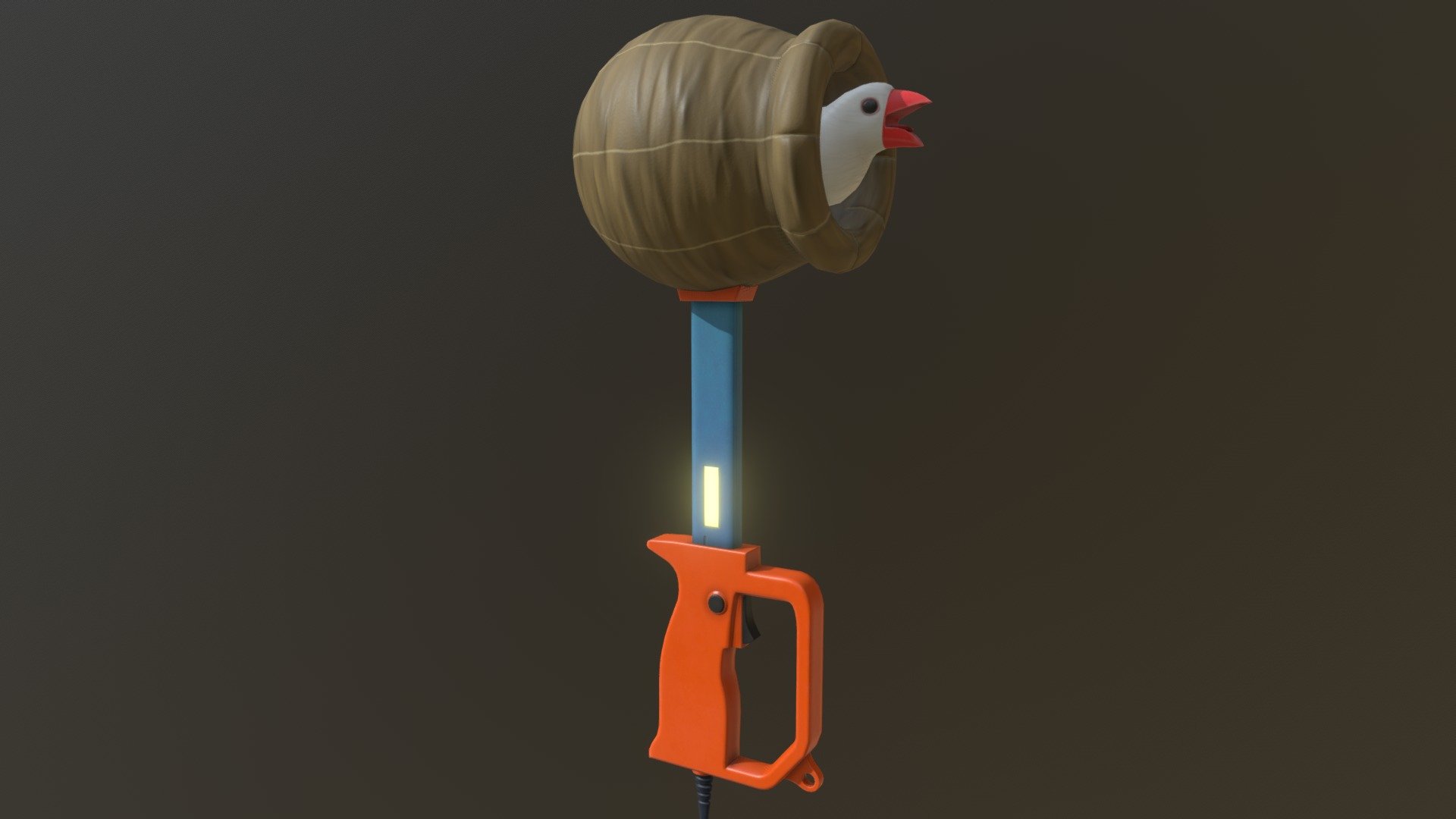 White Zebra finch Drill - 3D model by KloWorks [bfd5a4e] - Sketchfab
