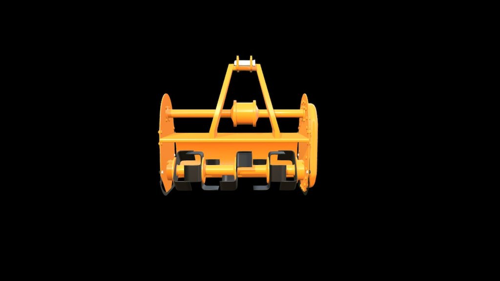 ROTAVATOR CM1050 Unwrap02 - 3D model by hzpfreelance [bfd96ad] - Sketchfab