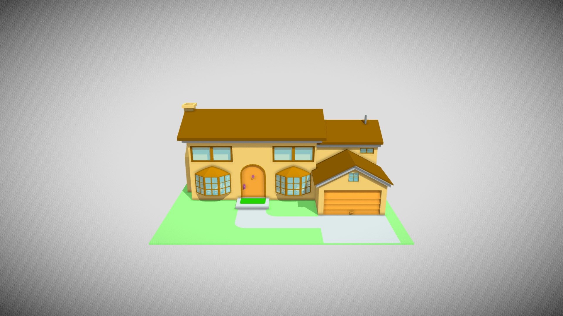 House Simpson - Download Free 3D model by Dertay (@zholuddaniil ...