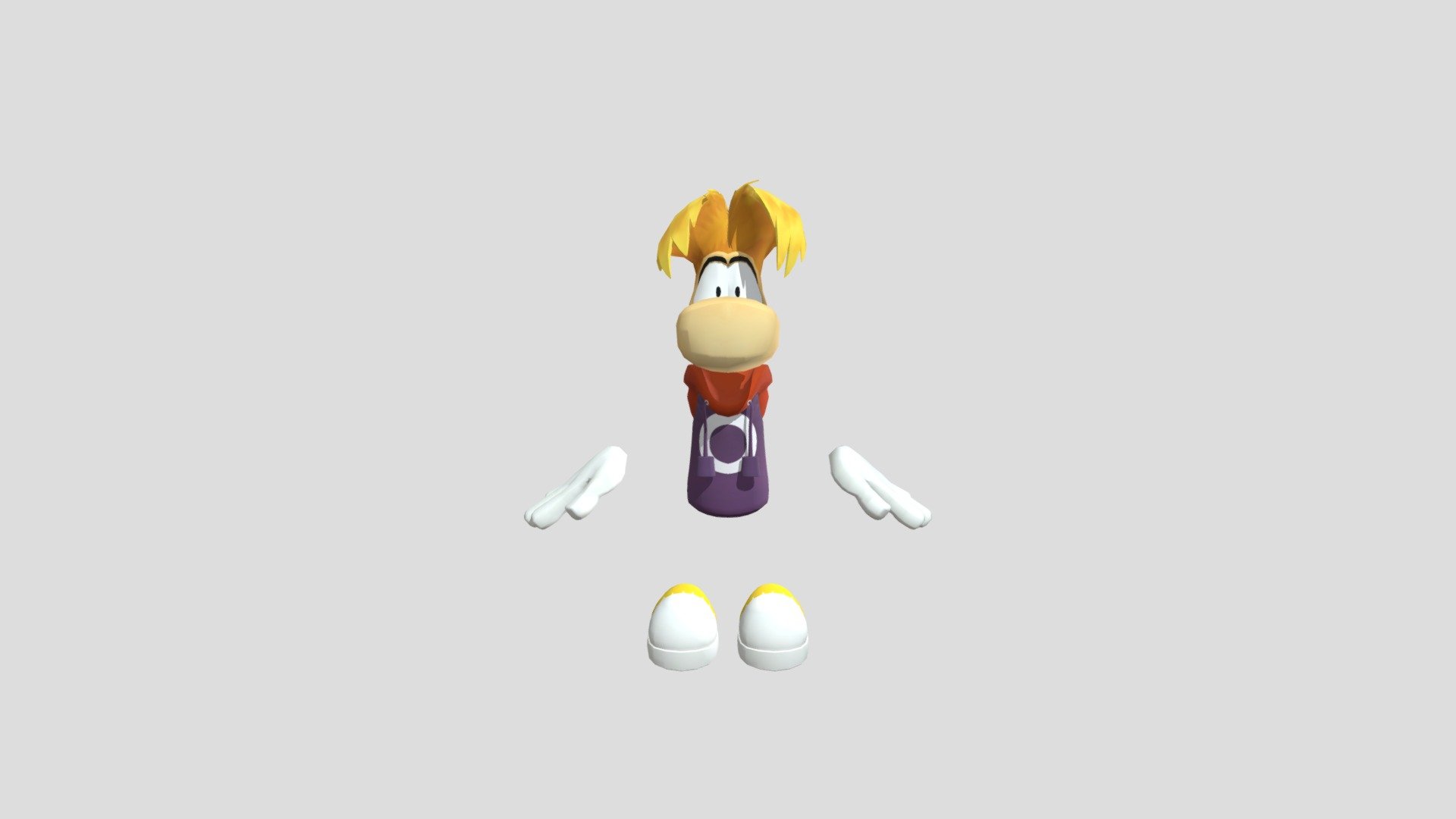 Rayman v1 - Download Free 3D model by mpolo0604 [bfdcd58] - Sketchfab
