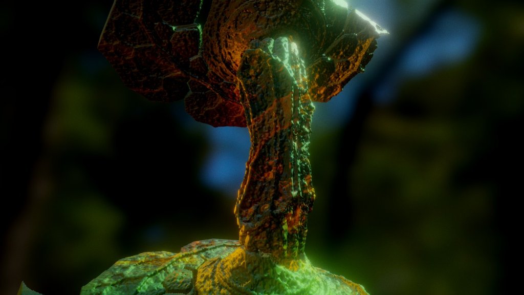 3D Fractal Tree Trunk - 3D model by Neberkenezer [bfdda47] - Sketchfab