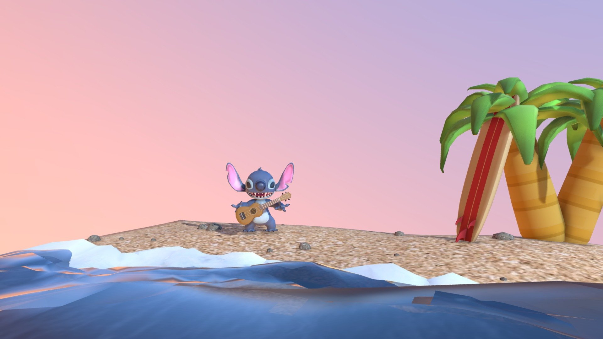 Lilo & Stitch - 3D model by Nikki_ink [bfde132] - Sketchfab