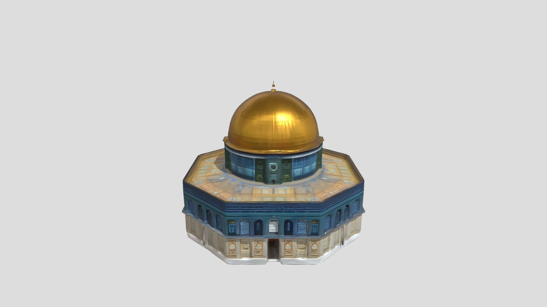 Dome of the Rock - 3D model by 232275 [bfde4f9] - Sketchfab