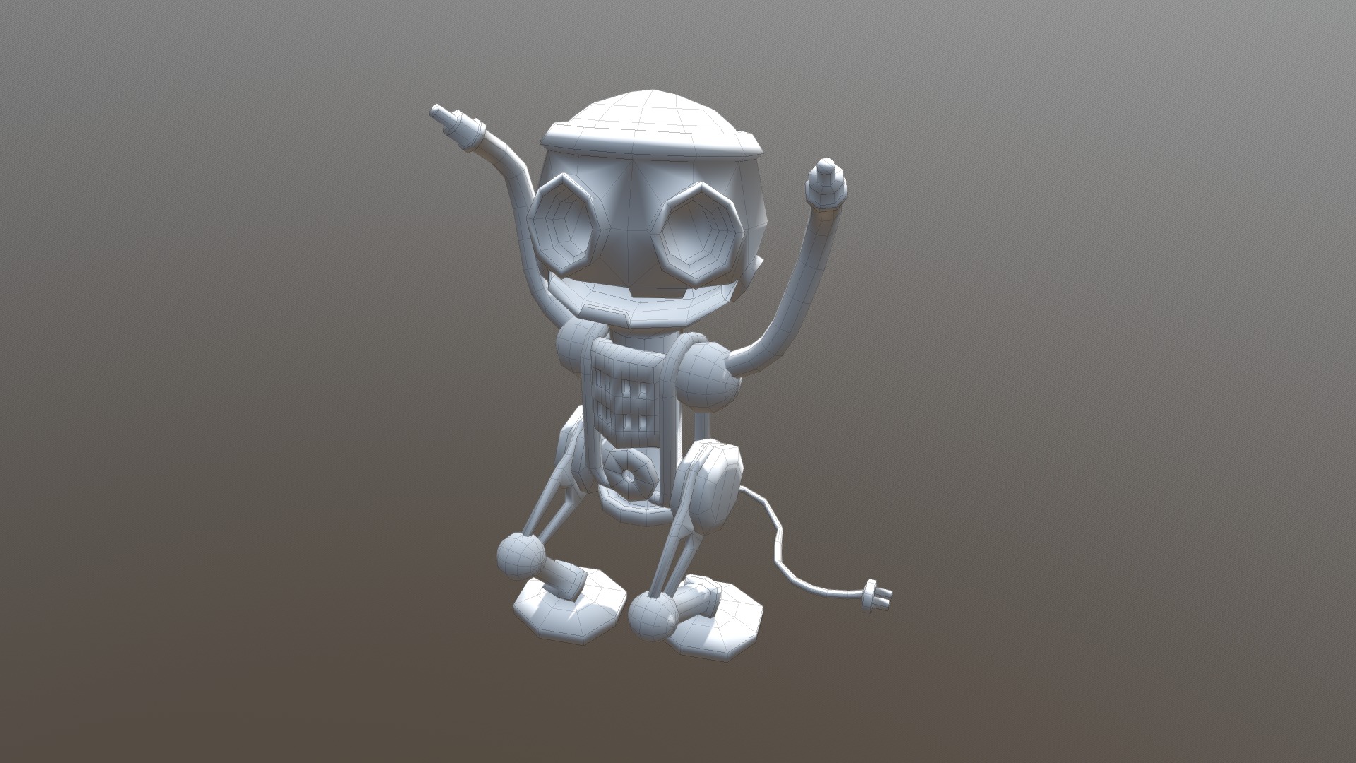 Intimidating Robot - 3D model by CyanArt [bfdf6df] - Sketchfab