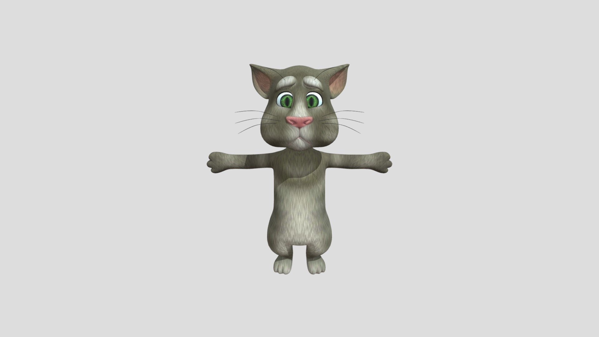 3d model Cat Cartoon - Download Free 3D model by Freaky tom (@Voy3c4 ...
