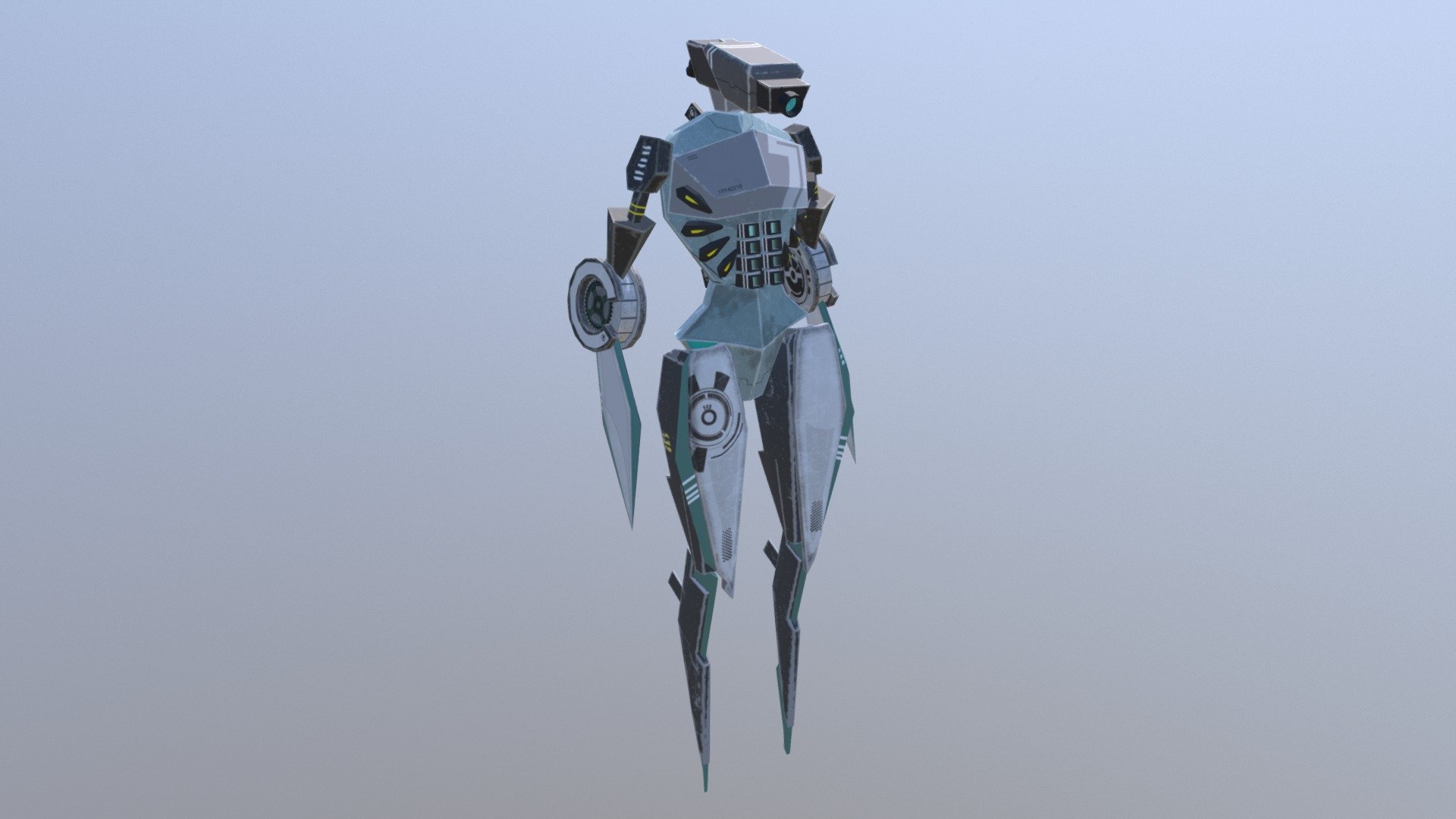 R-robot - 3D model by na10102009 [bfe1230] - Sketchfab