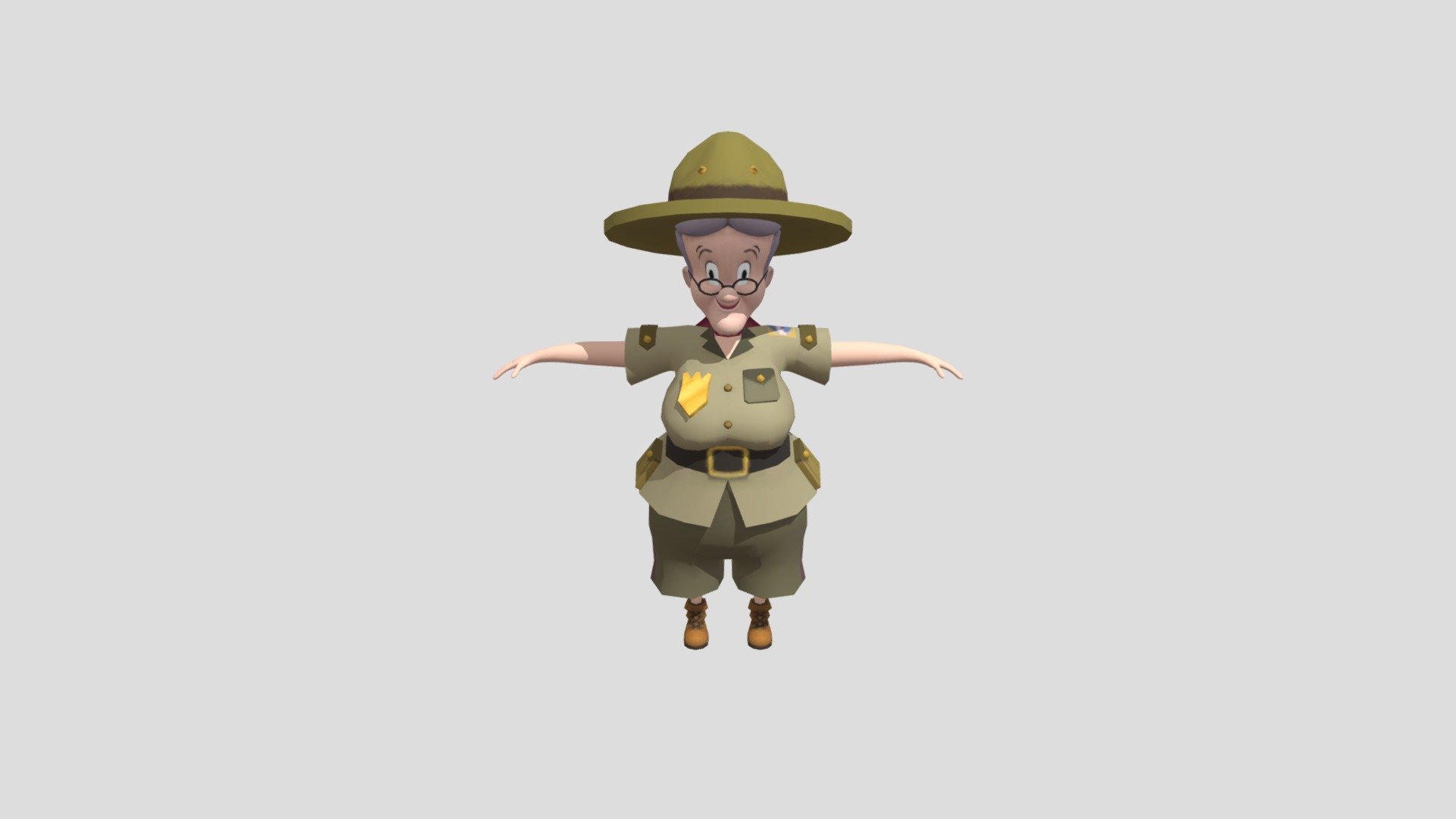 Looney Tunes World Of Mayhem Scout Leader Granny - Download Free 3D ...