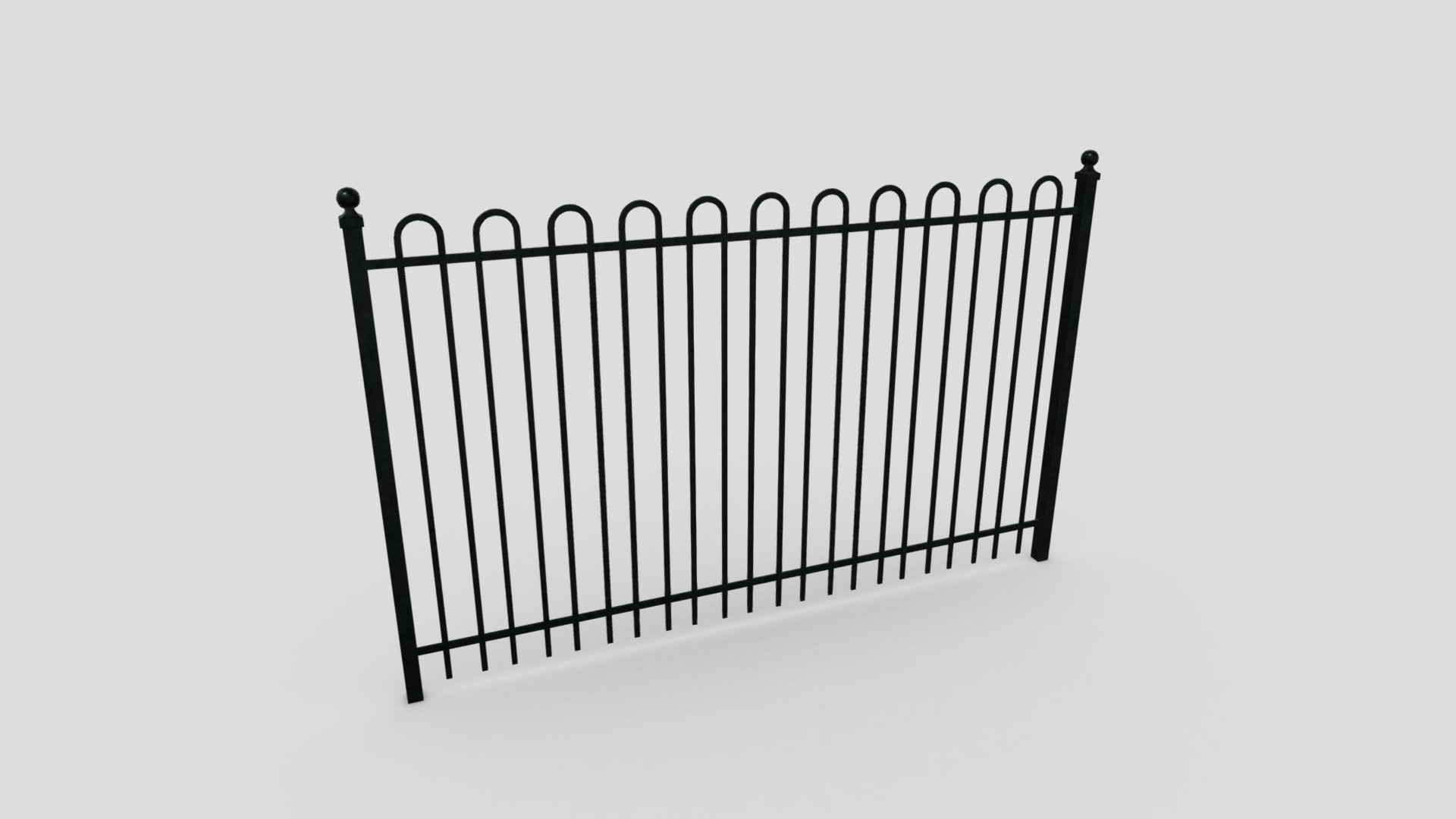 Iron Fence 3 - Buy Royalty Free 3D model by plaggy [bfe3502 ...