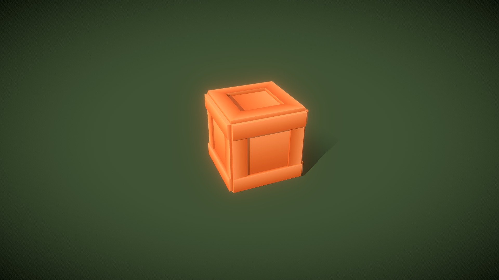 Low Poly Simple Crate - Download Free 3D model by Blue Colossus Studio ...