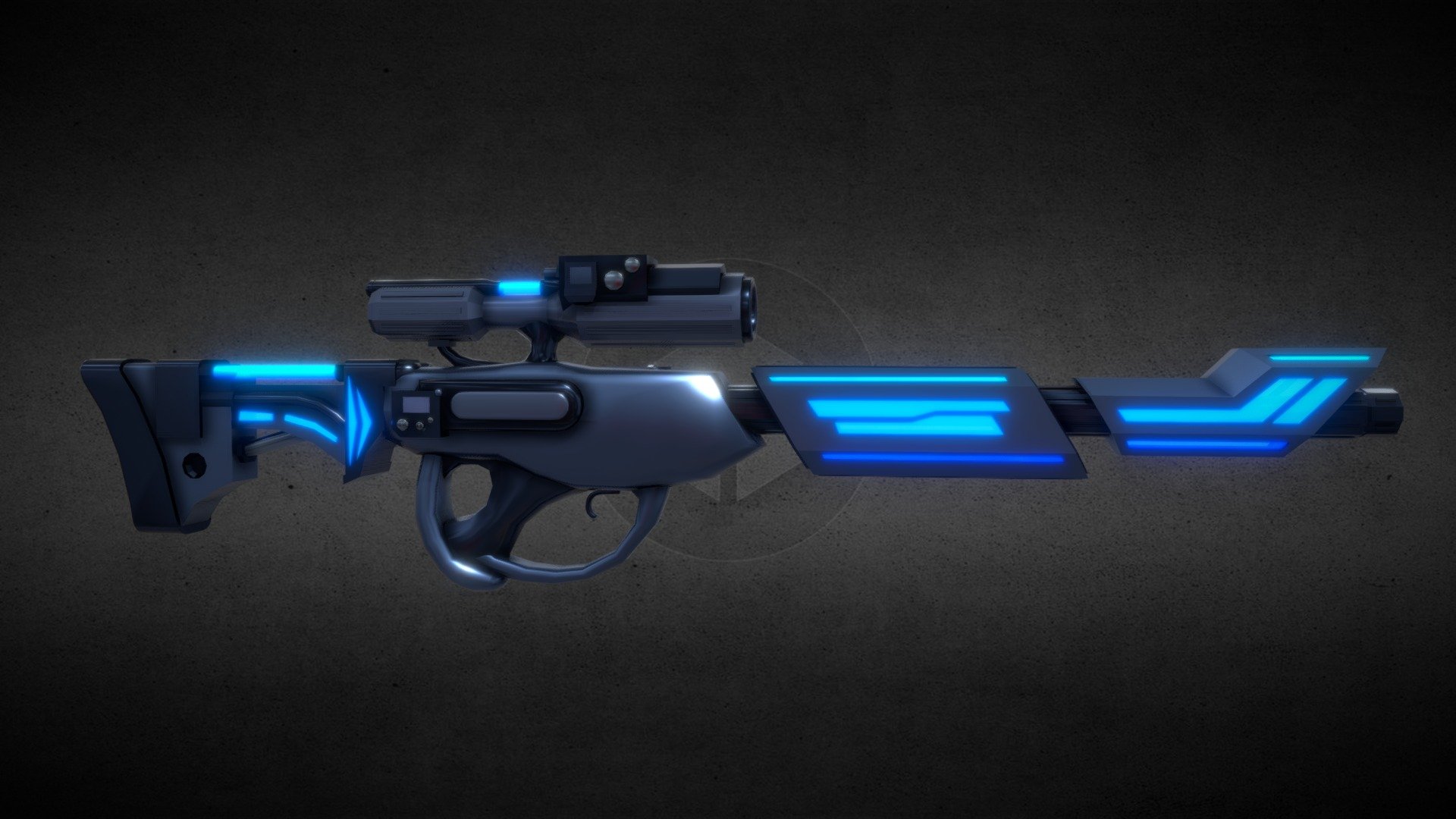 Prototypal rifle - Rifle prototonico - Download Free 3D model by Rew ...