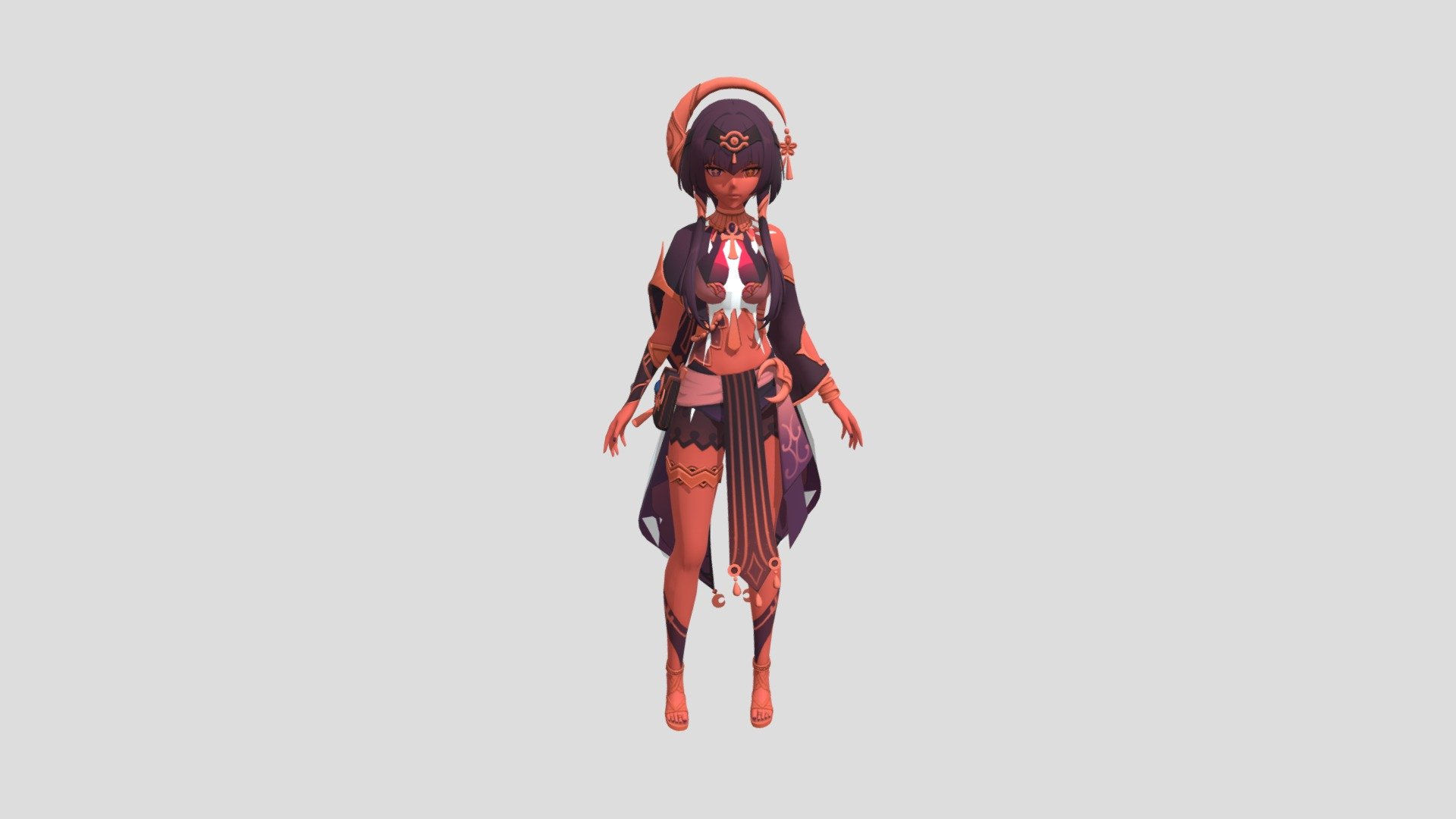 Genshin Impact Candace - Download Free 3D model by Tigerar1 ...