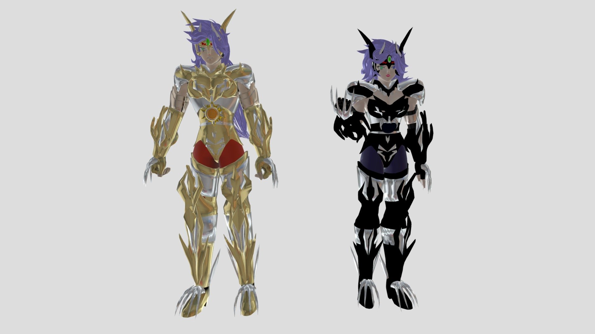 Solvarg & Kristel - 3D model by Draconis (@Ivdraconis) [bfe7677 ...
