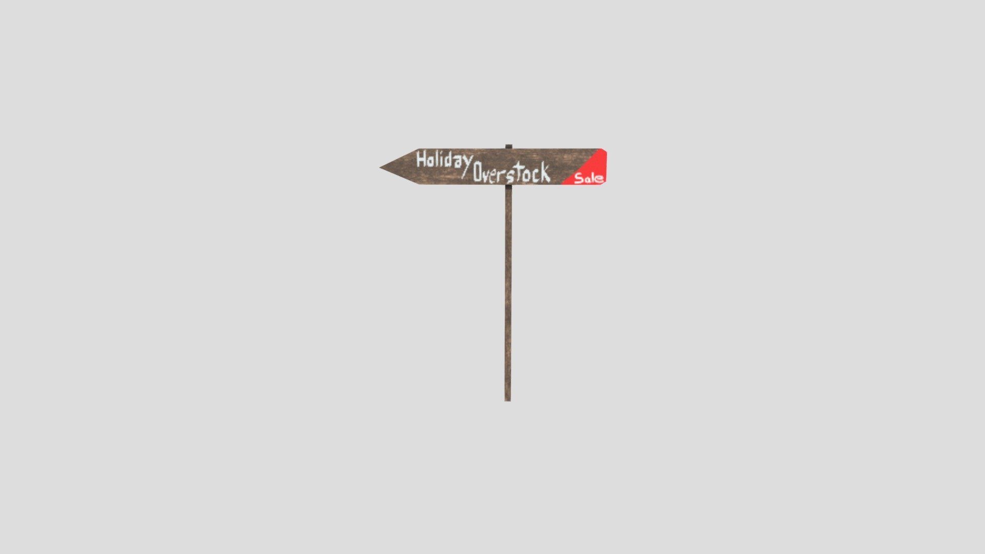 Gorilla Tag Holiday Overstock Sign - Download Free 3D model by ...