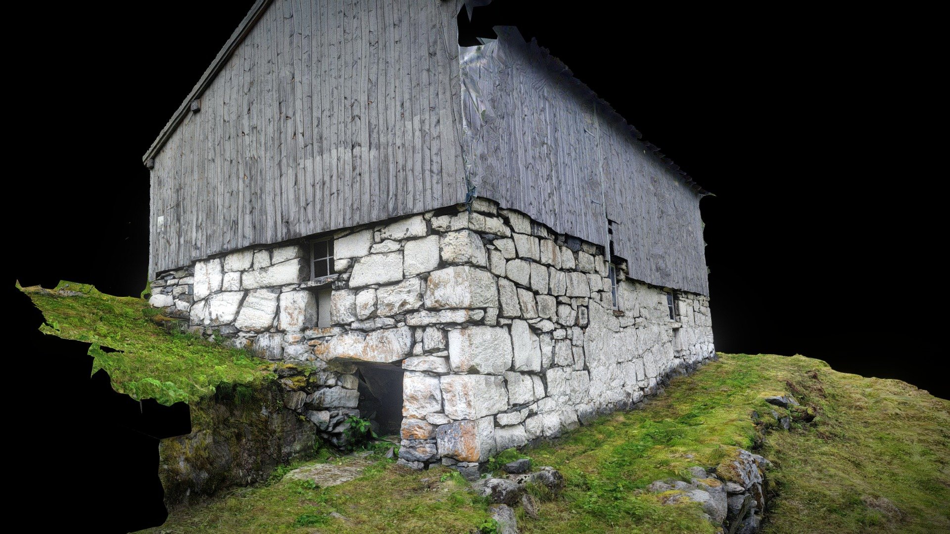 Geiranger, Hutter, Skagehola BARN - Download Free 3D model by zhenkoest ...