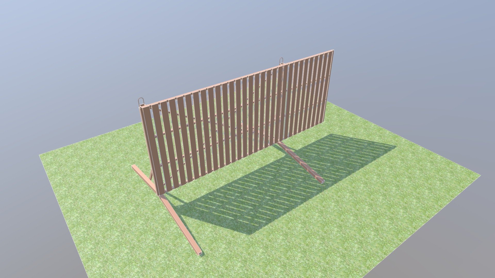 Portable windbreak panel - 3D model by Aurochs Consulting ...