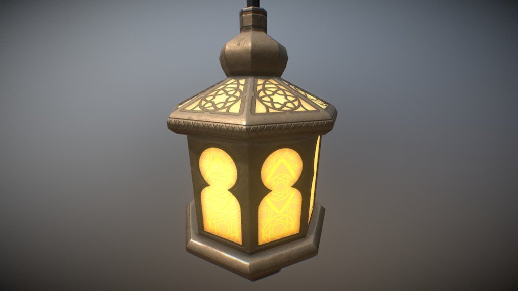 Octagonal Lamp - 3D model by iristlypie [bfe9bbc] - Sketchfab