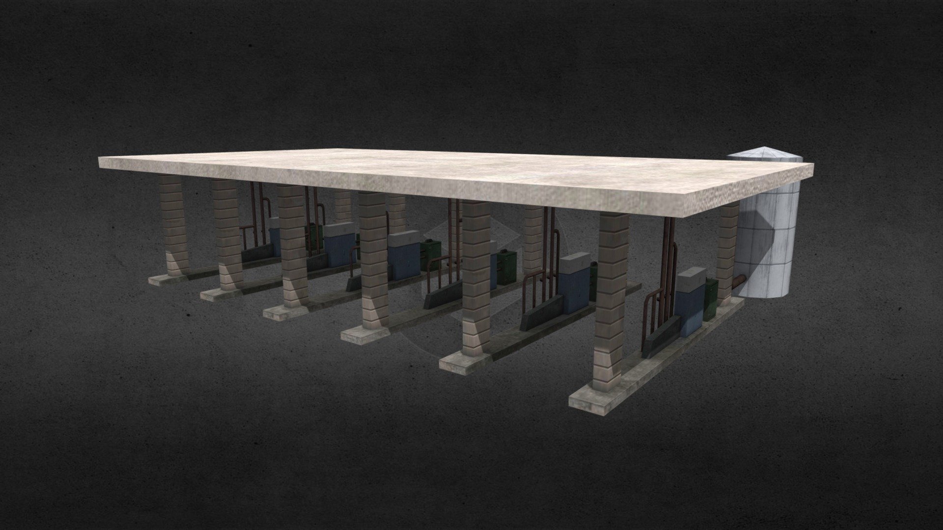 Oil Loading Terminal - 3D model by Avanya [bfed57b] - Sketchfab
