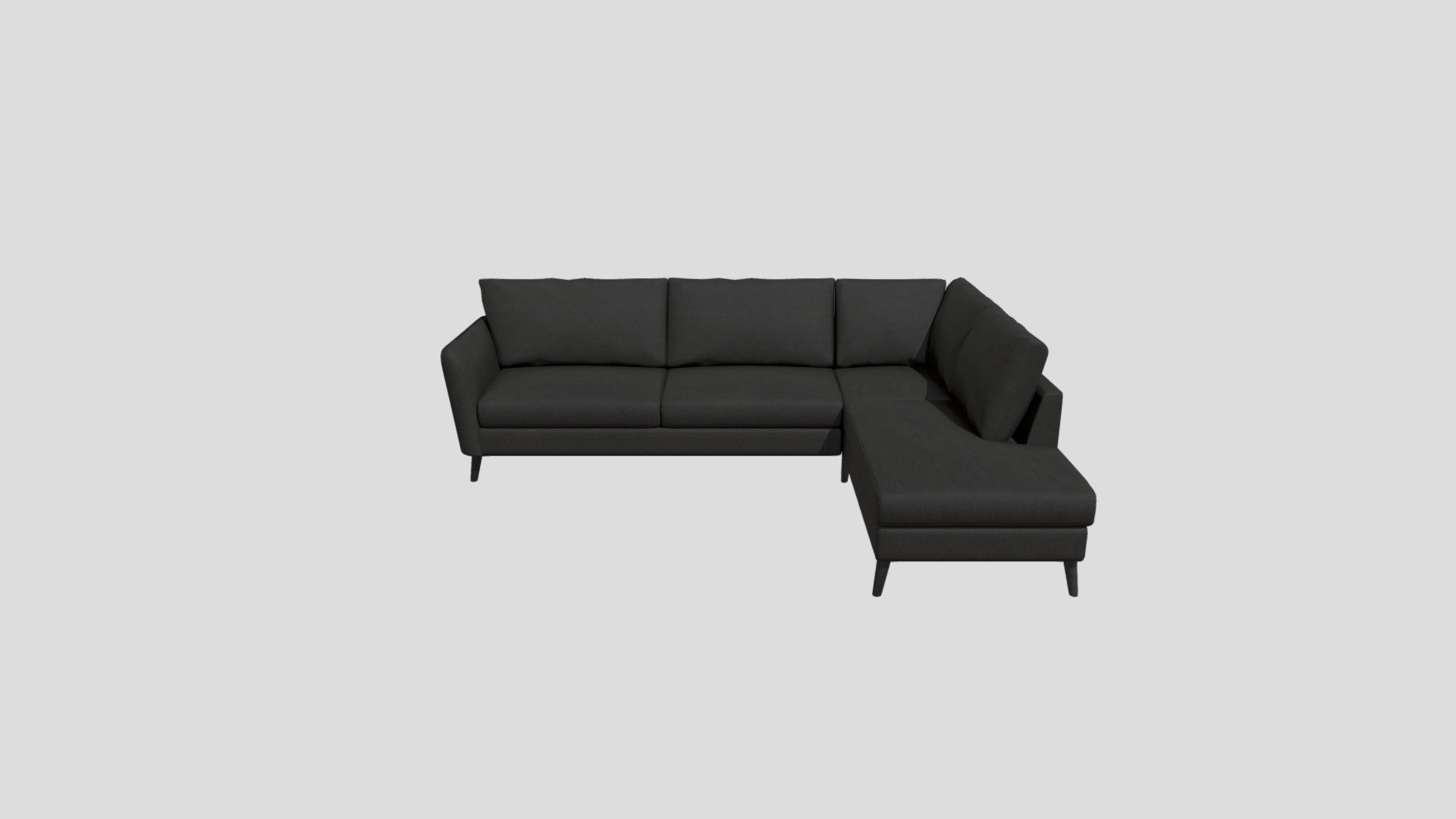 Trend Sofa 3 Seater With Chaise Lounge Right - Buy Royalty Free 3D ...