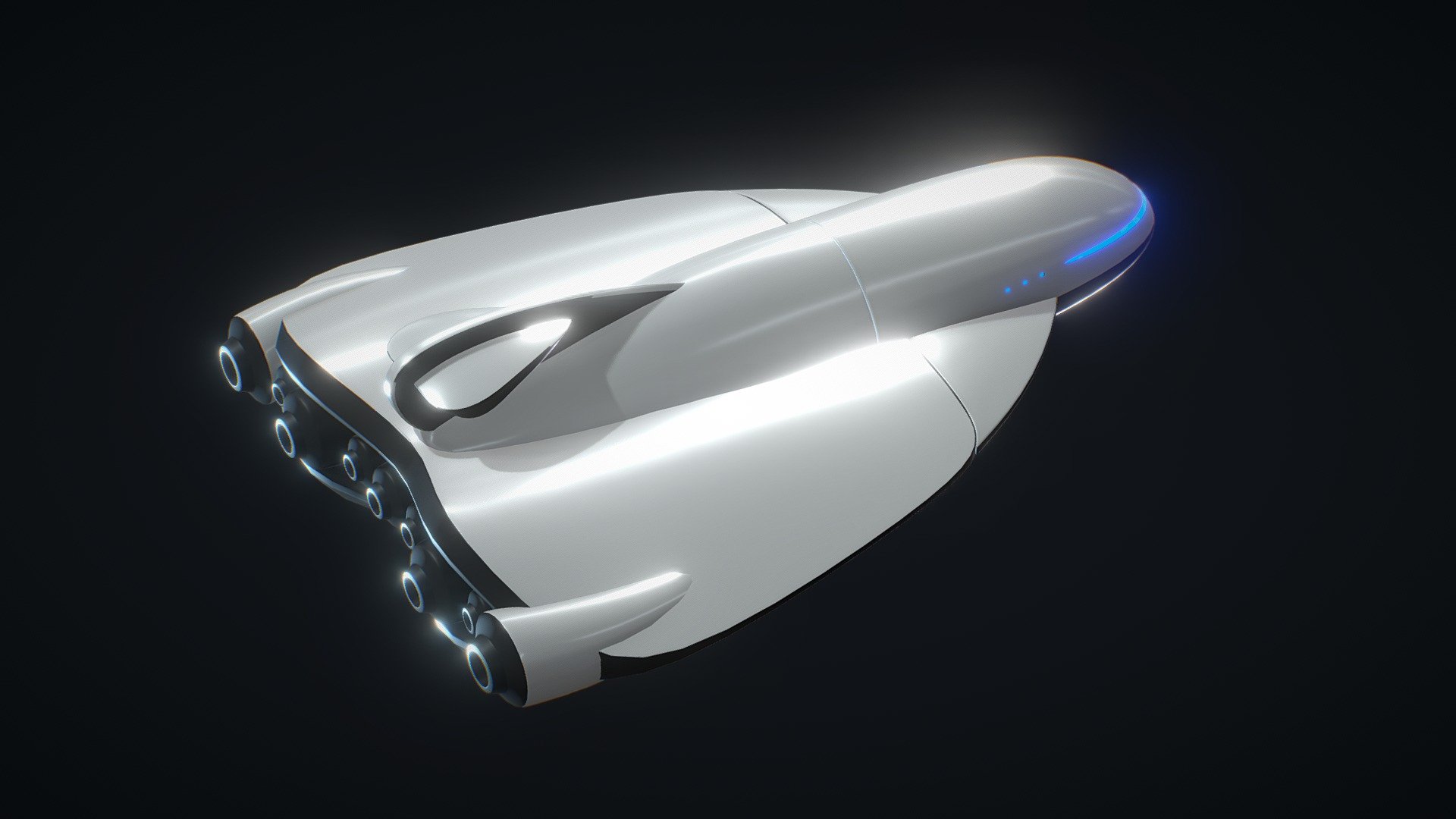 Spaceship - Buy Royalty Free 3D model by tkkjee [bfee4f7] - Sketchfab Store