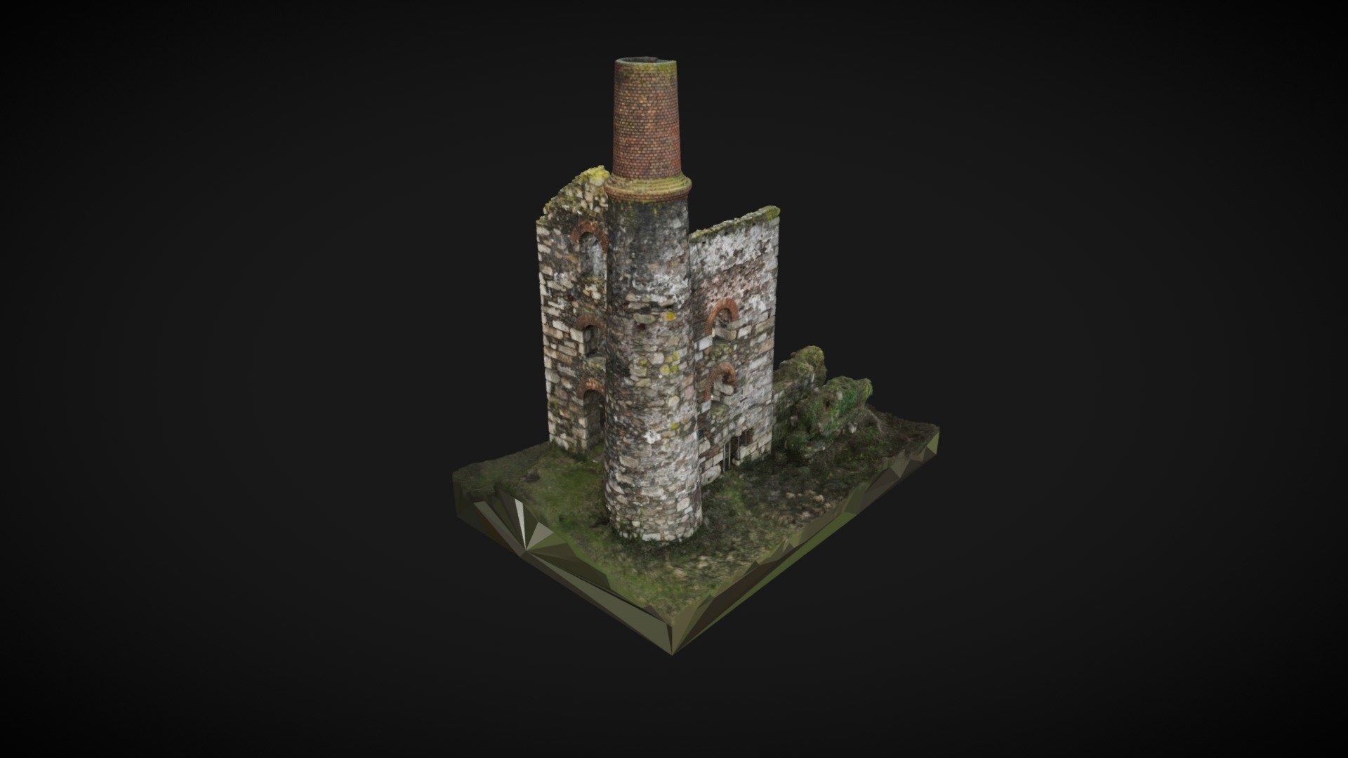 Wheal Uny - Engine House - Cornwall - 3D model by 3deep [bfef6c8 ...