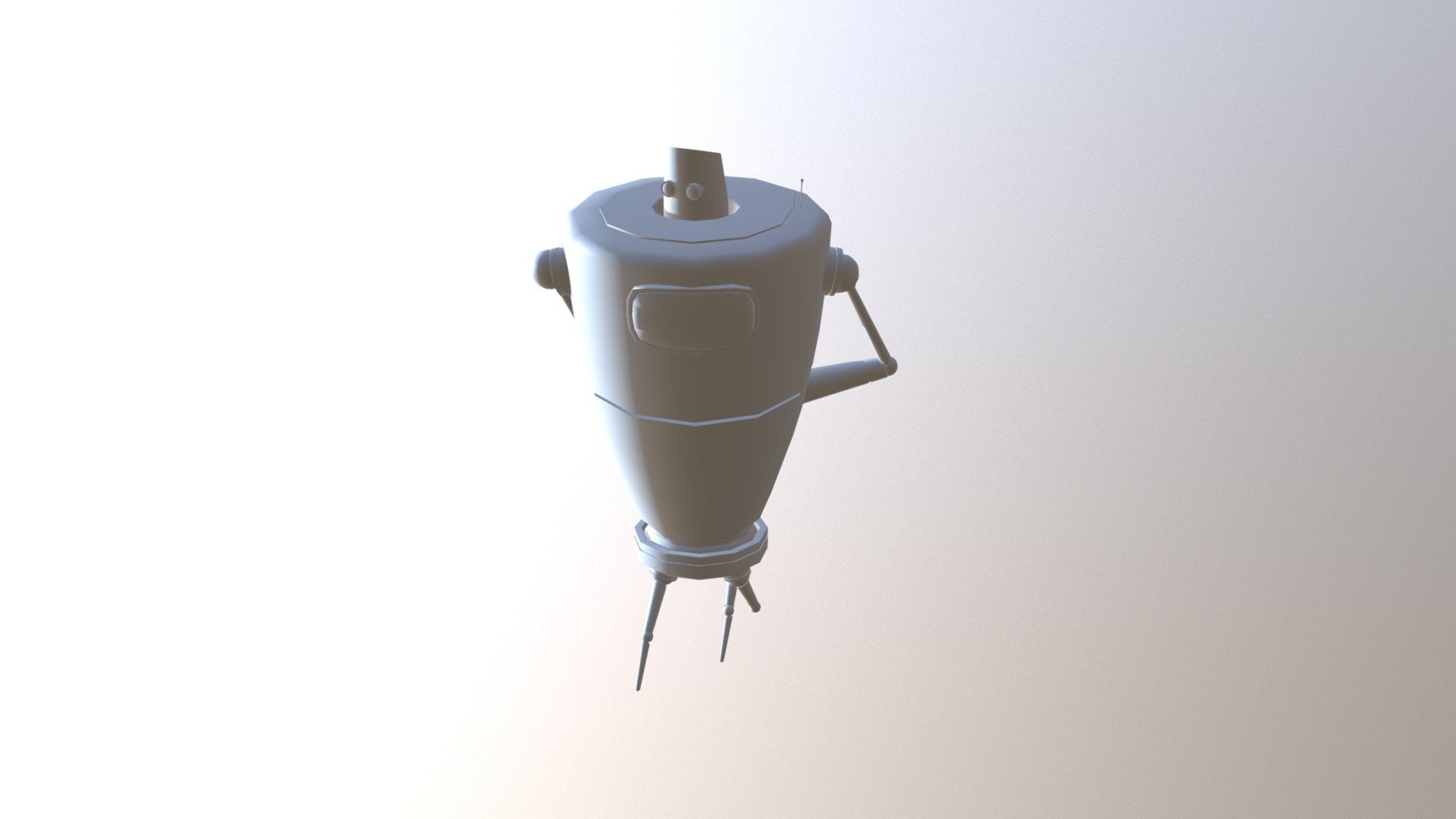 Rigged Robot Walking - 3D model by ConnorDavidson [bfef856] - Sketchfab