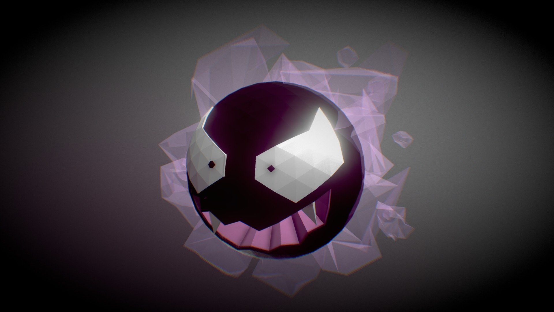 Gastly - 3D model by Ben Juarez (@BenJuarez) [bff23ce] - Sketchfab