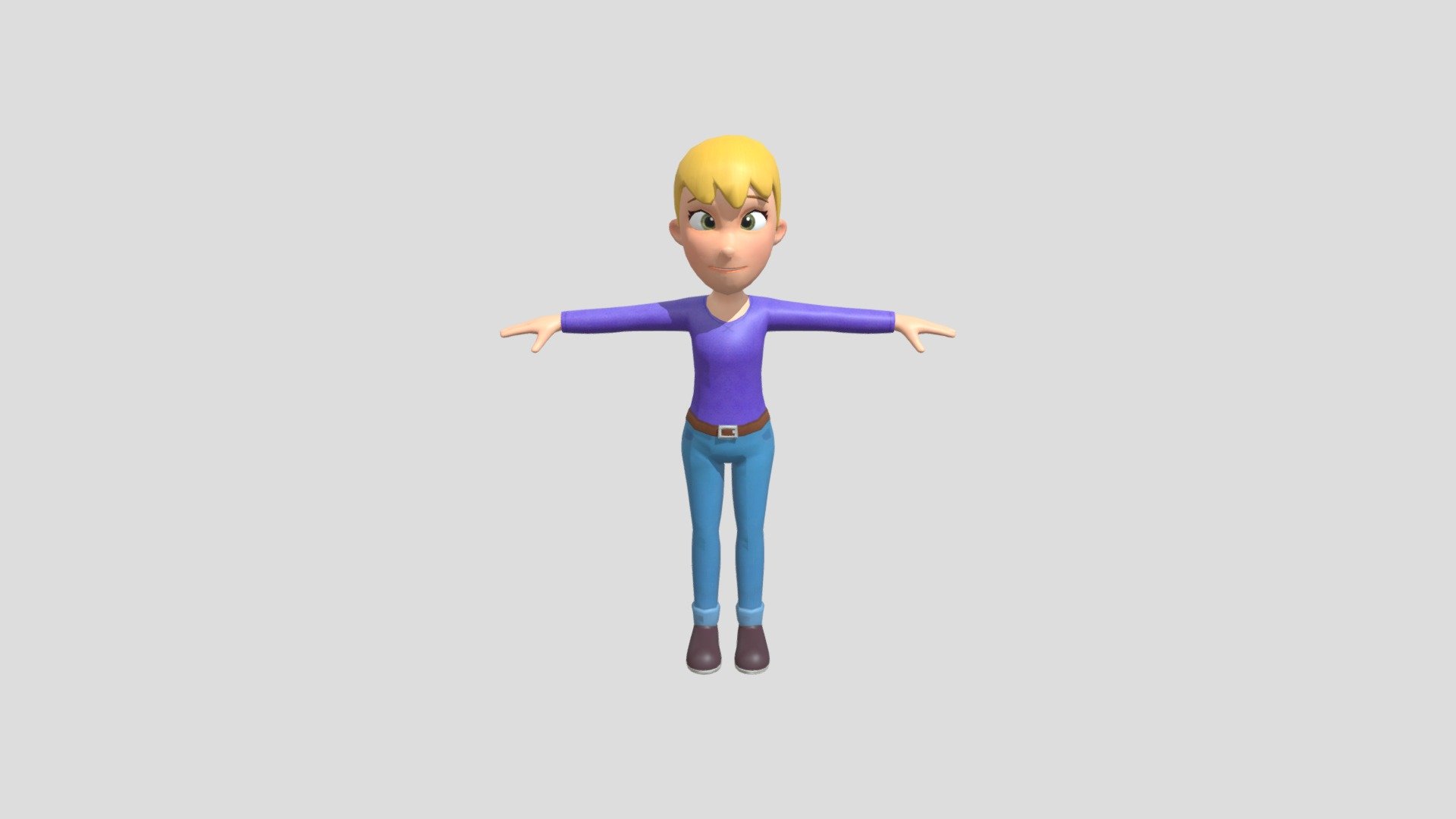 Female Citizen 1 - Download Free 3D model by kingston.shamily [bff3acc ...