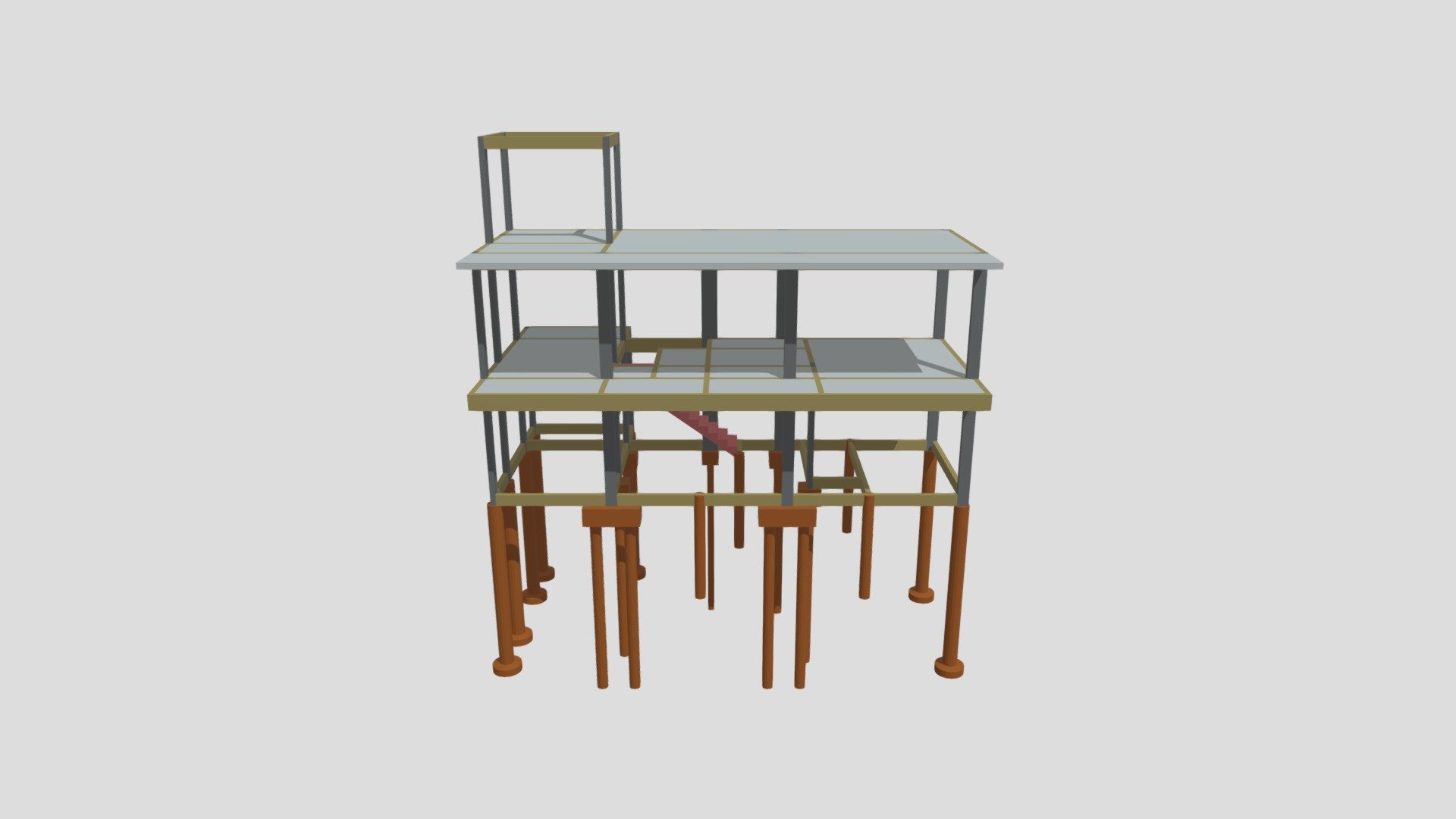 ESTRUTURAL ROGERIO - 3D model by PROCALCULO [bff3d3b] - Sketchfab