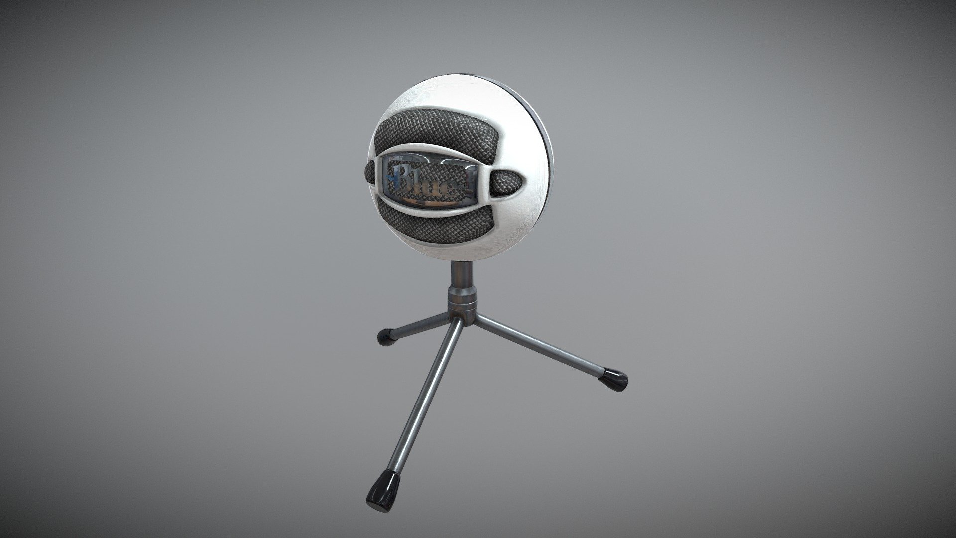 Blue Snowball - 3D model by Kyle Jones (@Kyle-Jones) [bff4038] - Sketchfab