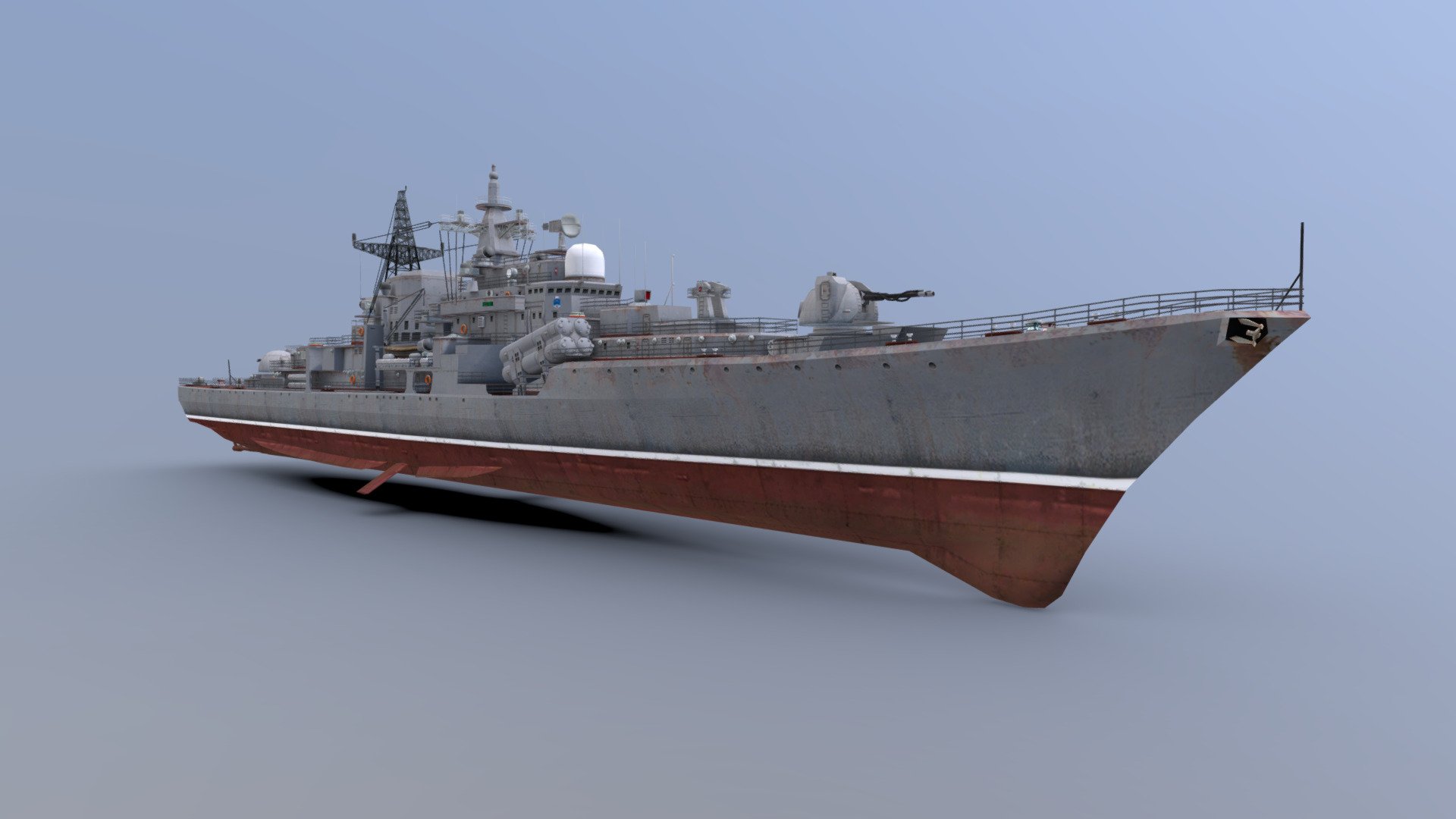 Sovremenny-class destroyer - Download Free 3D model by 42manako ...