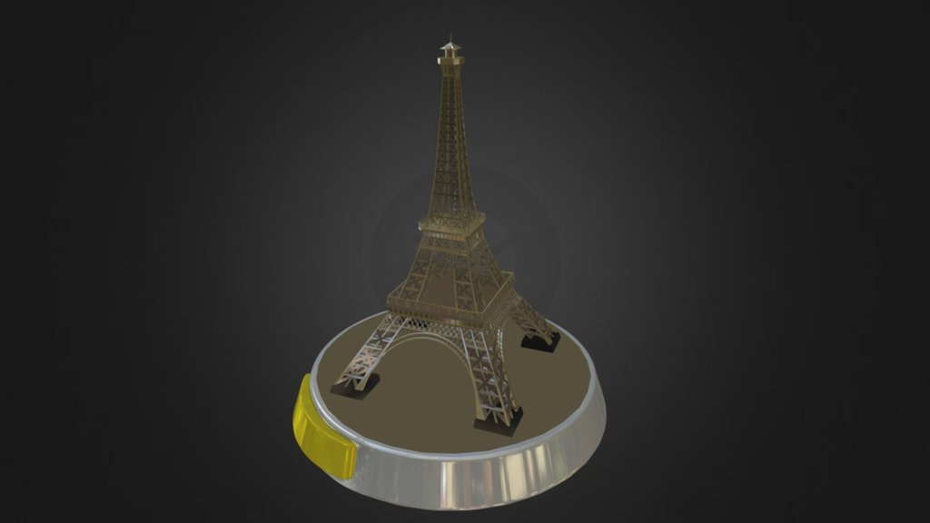 Eiffel tower - Download Free 3D model by jvillar [bff5aa4] - Sketchfab