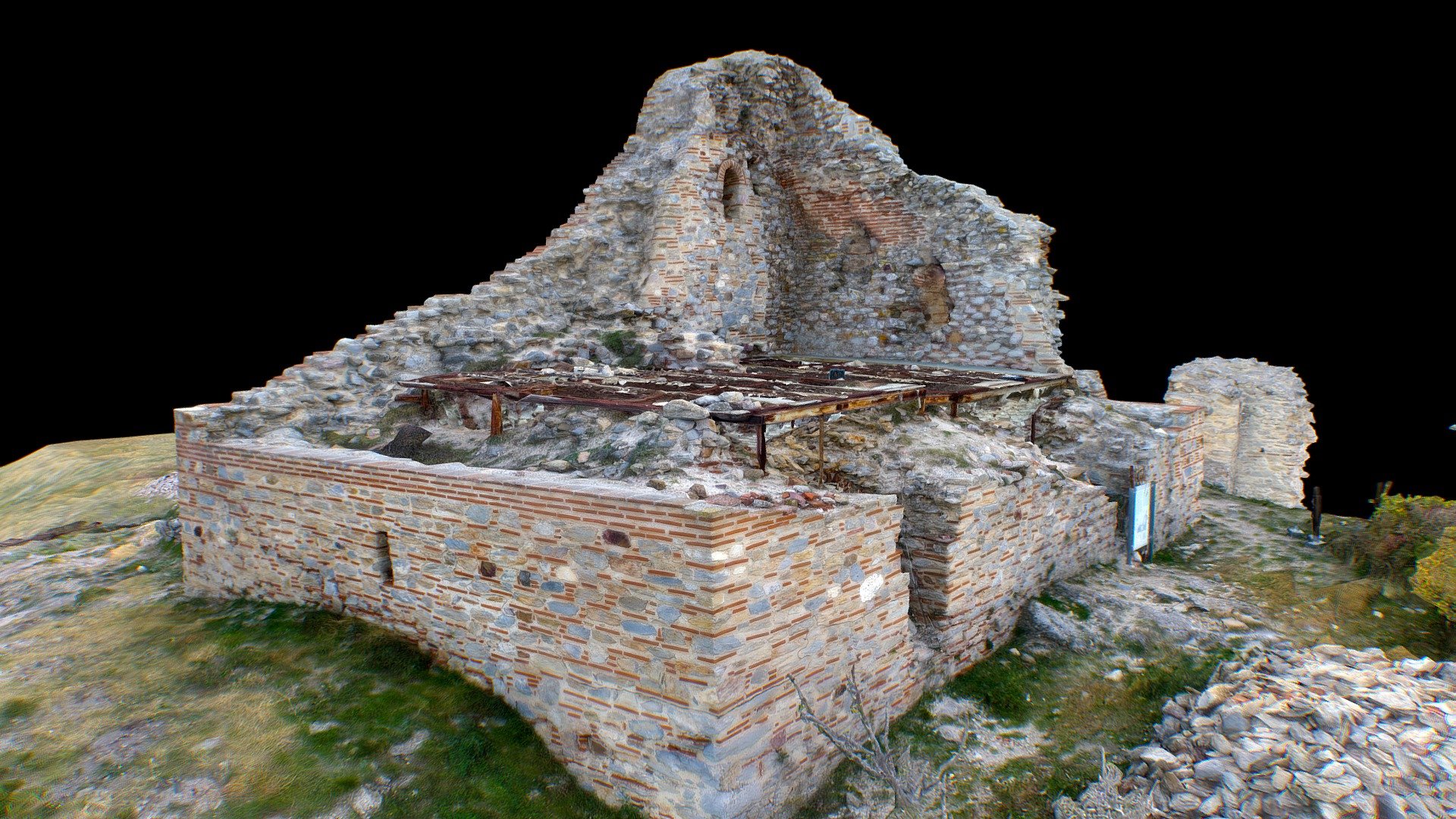 Byzantine fortress of Gynaikokastro - 3D model by George Angelis ...