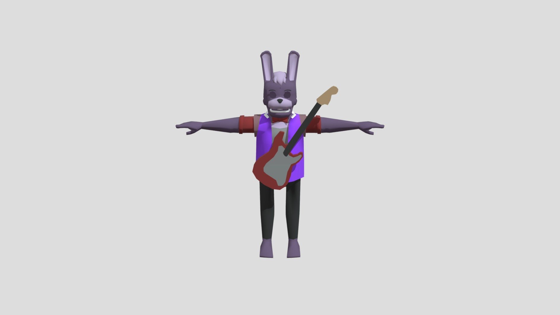 Bonnie The Bunny - 3D model by nightoingu [bff75f9] - Sketchfab