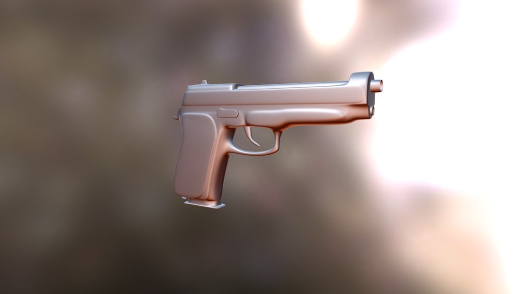 Pistol - Download Free 3D model by DEMONARTSTUDIO (@angelo1990811 ...