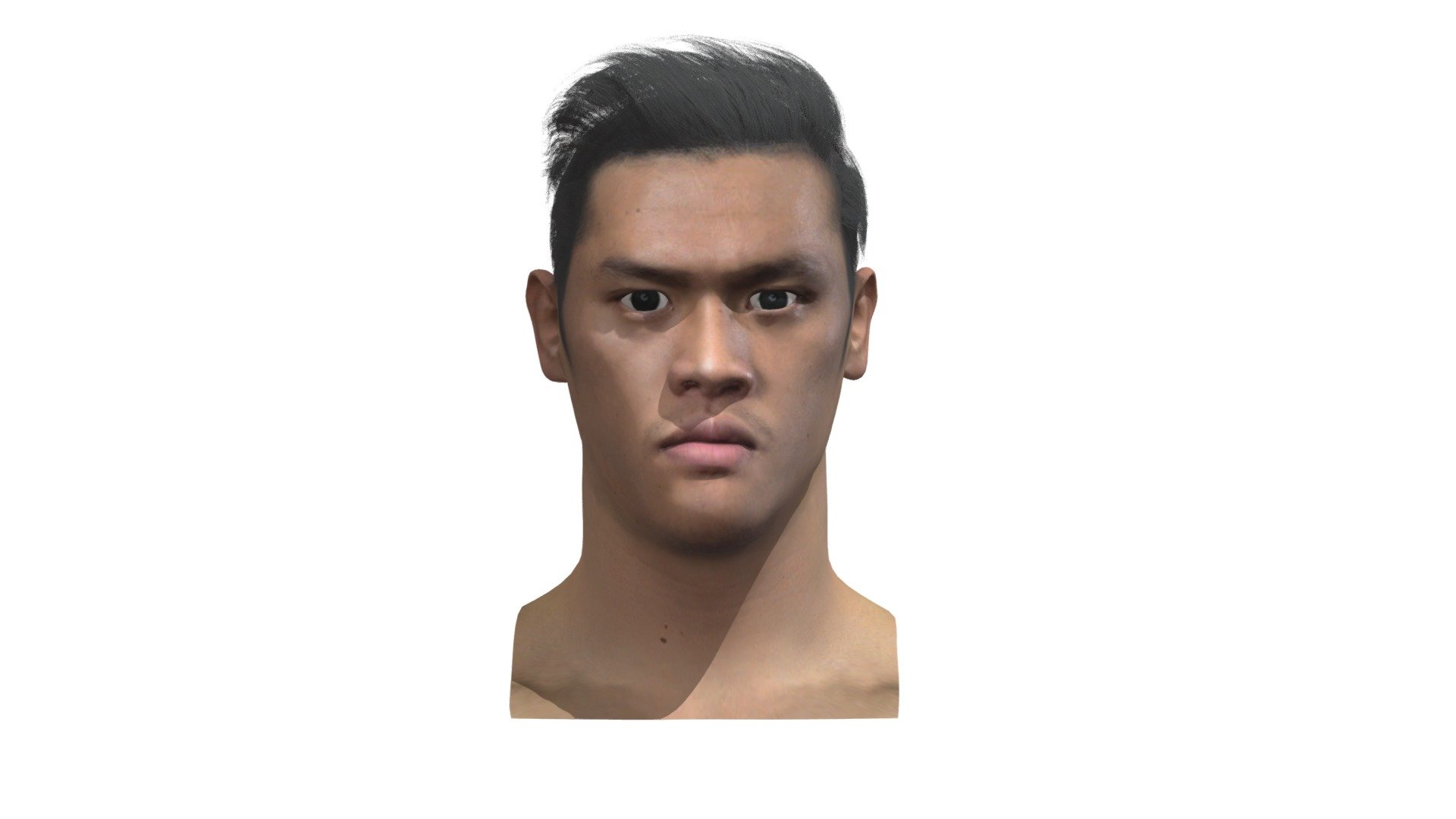 Man head - 3D model by 3dcg2020 [bff95e1] - Sketchfab