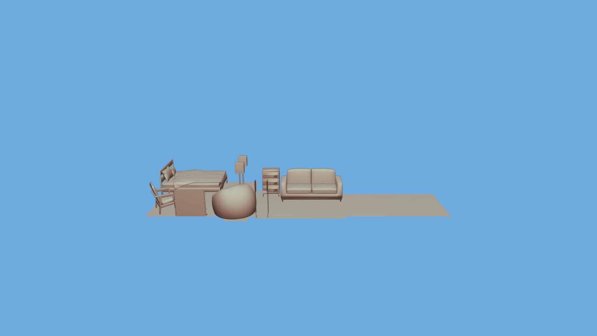 bean-wall-nowalls - 3D model by stpnyes [bffaa3a] - Sketchfab