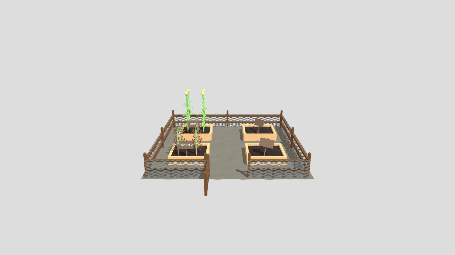 Simple Garden Vue T - 3D model by euvoaht4u [bffdc6a] - Sketchfab