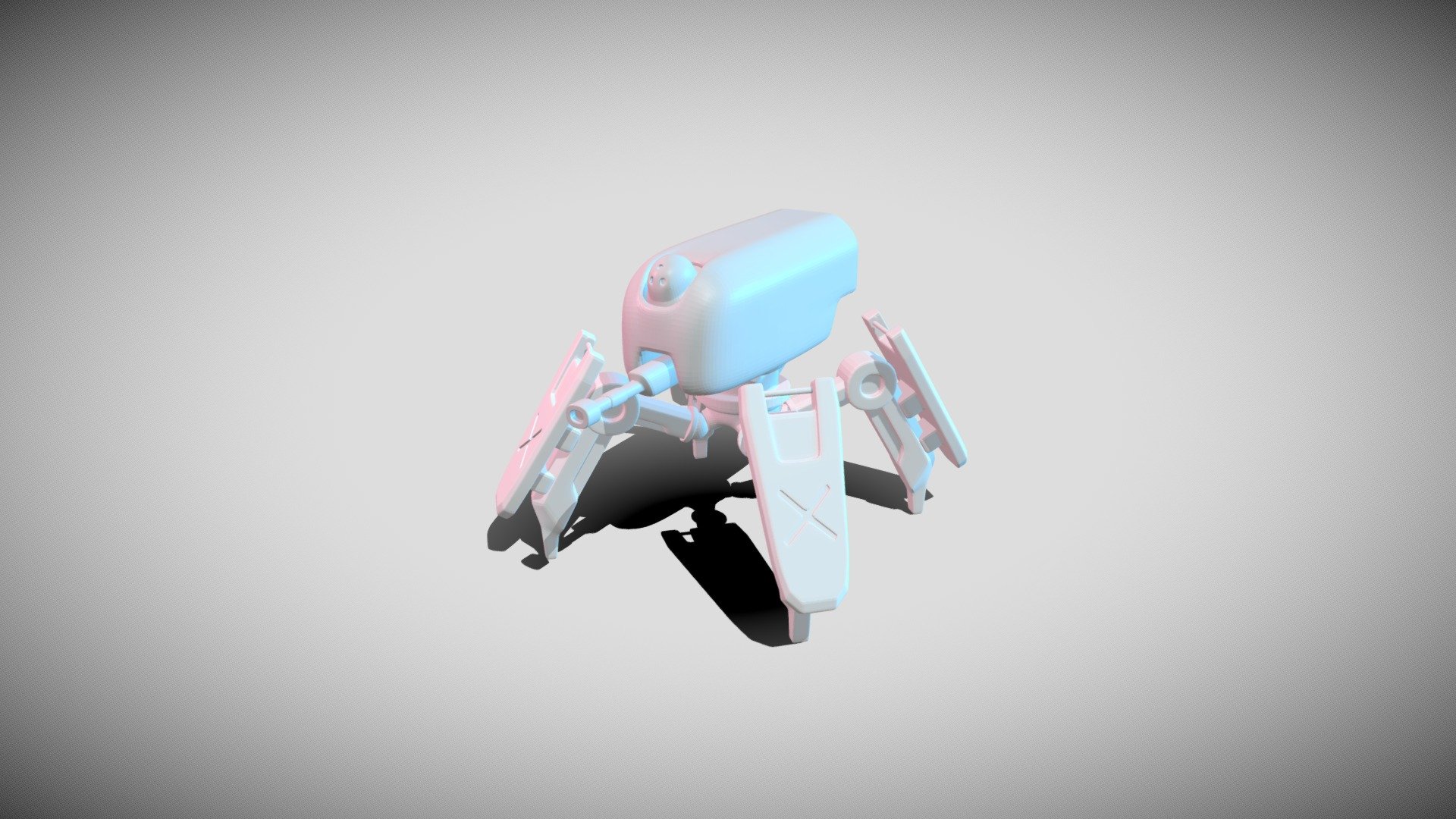 4-legged Mecha - 3D model by VainCat [bffe74e] - Sketchfab