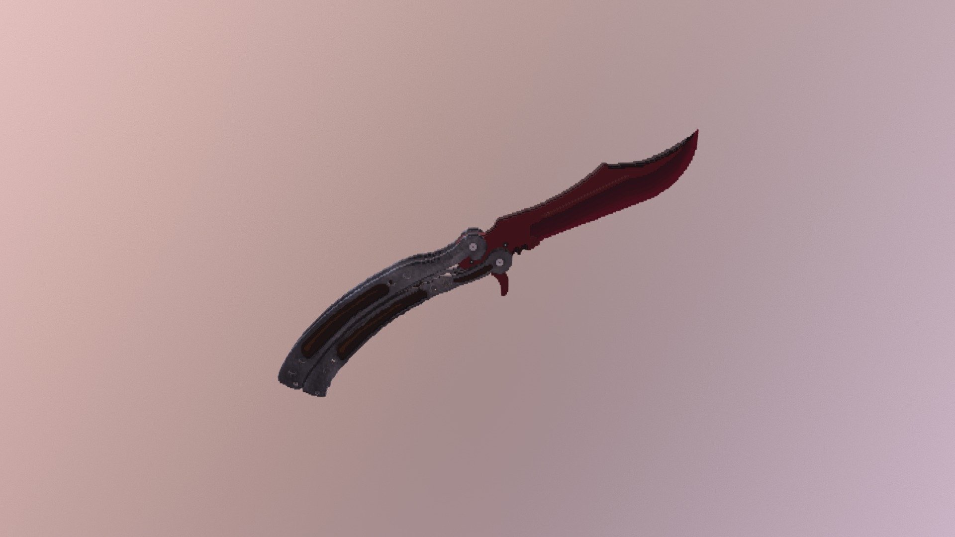 Butterfly Knife Doppler Ruby - 3D model by Lin0546 (@tfognws) [bffef13 ...