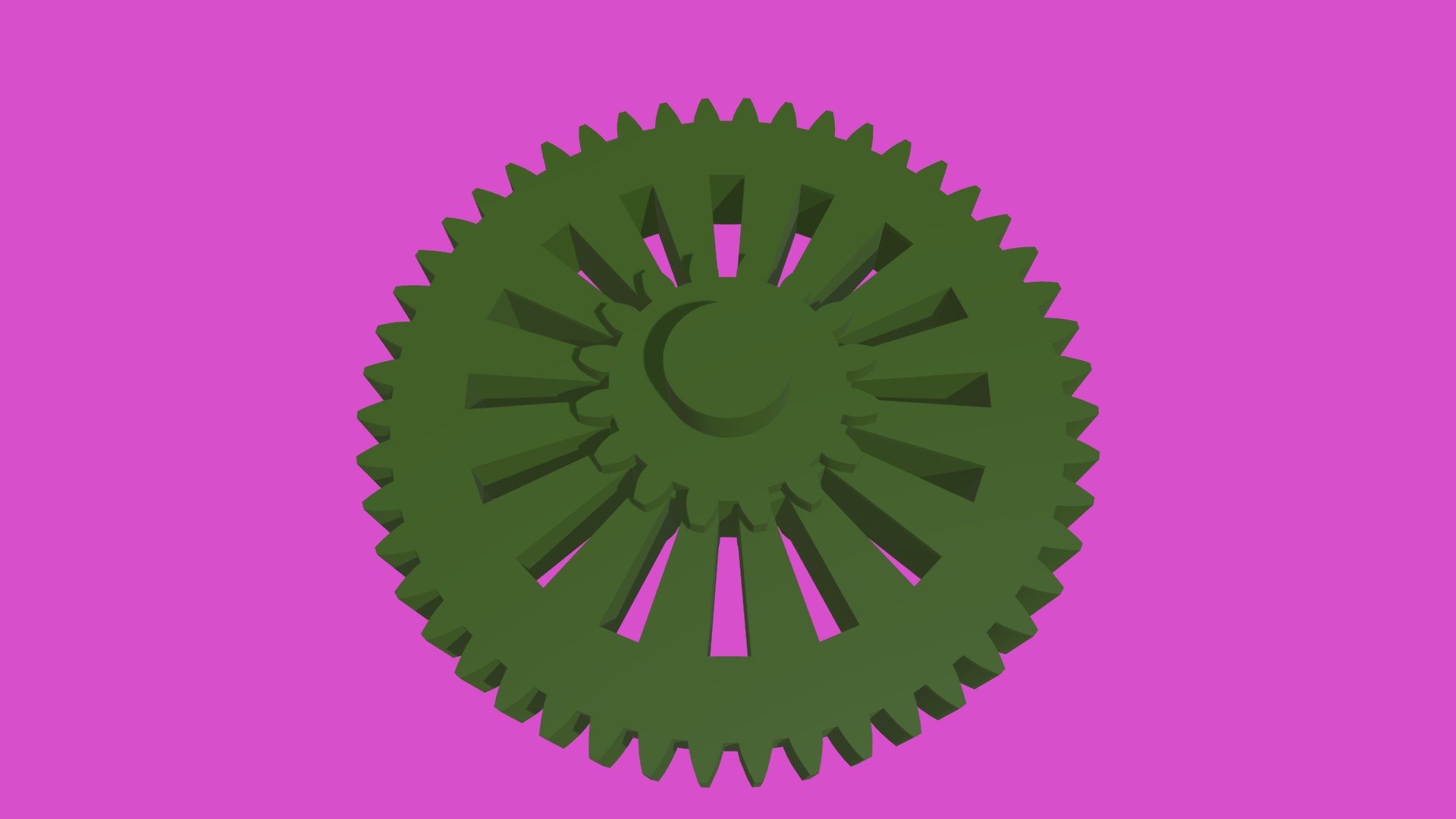 Wheel with gear tread profile - 3D model by fasteng [bfffcba] - Sketchfab