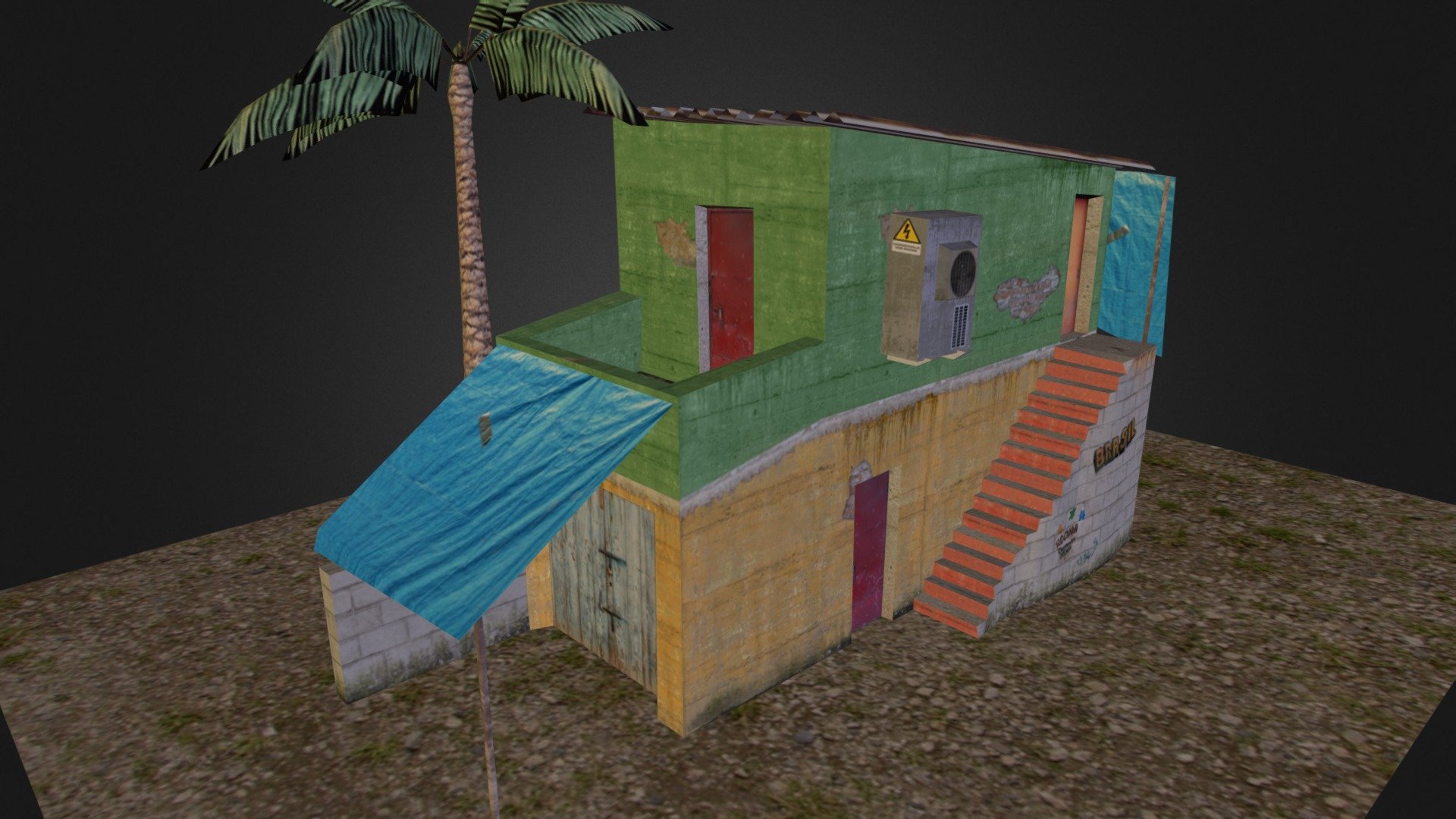 Favela - 3D model by AlexisSrmjn [bpHueuL] - Sketchfab