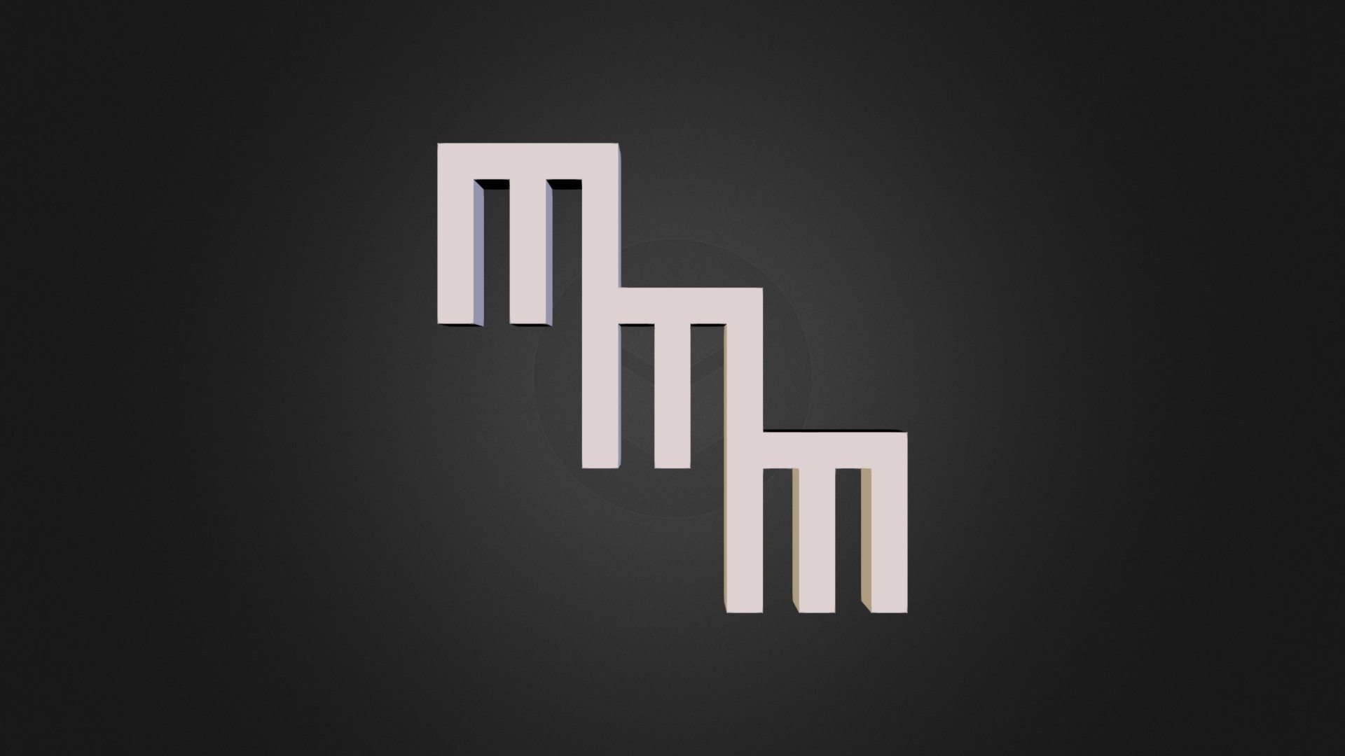 MMM Logo by Landon.3ds - 3D model by MiniMinhMo [c000133] - Sketchfab