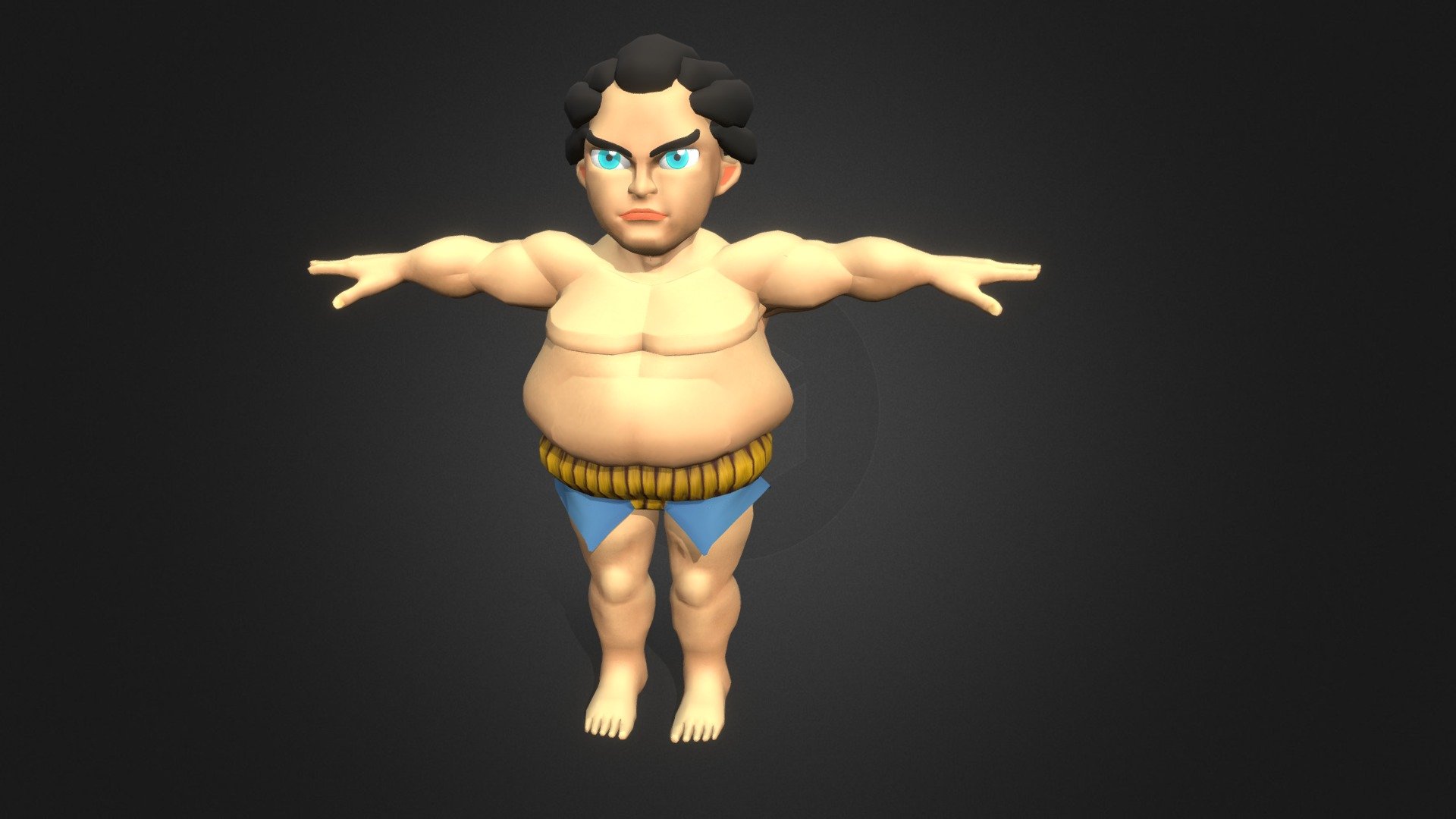 Sumo - 3D model by Miray Naz Kara (@m.nazkara) [c000971] - Sketchfab