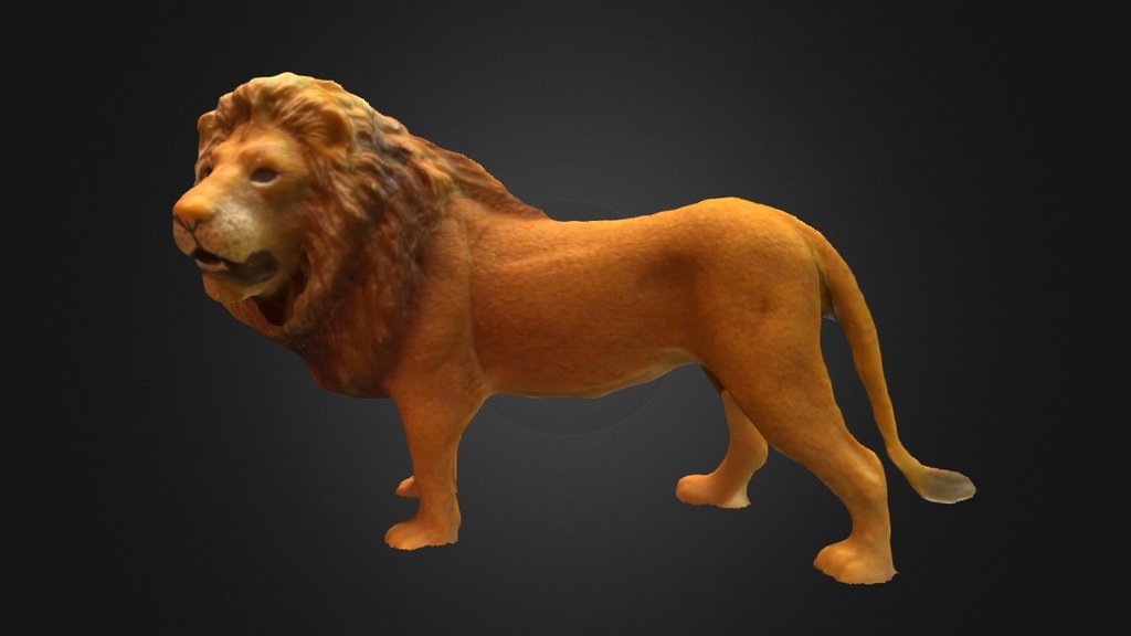 Lion Matching - 3D model by Philipp Glira (@philippglira) [c0015dc ...