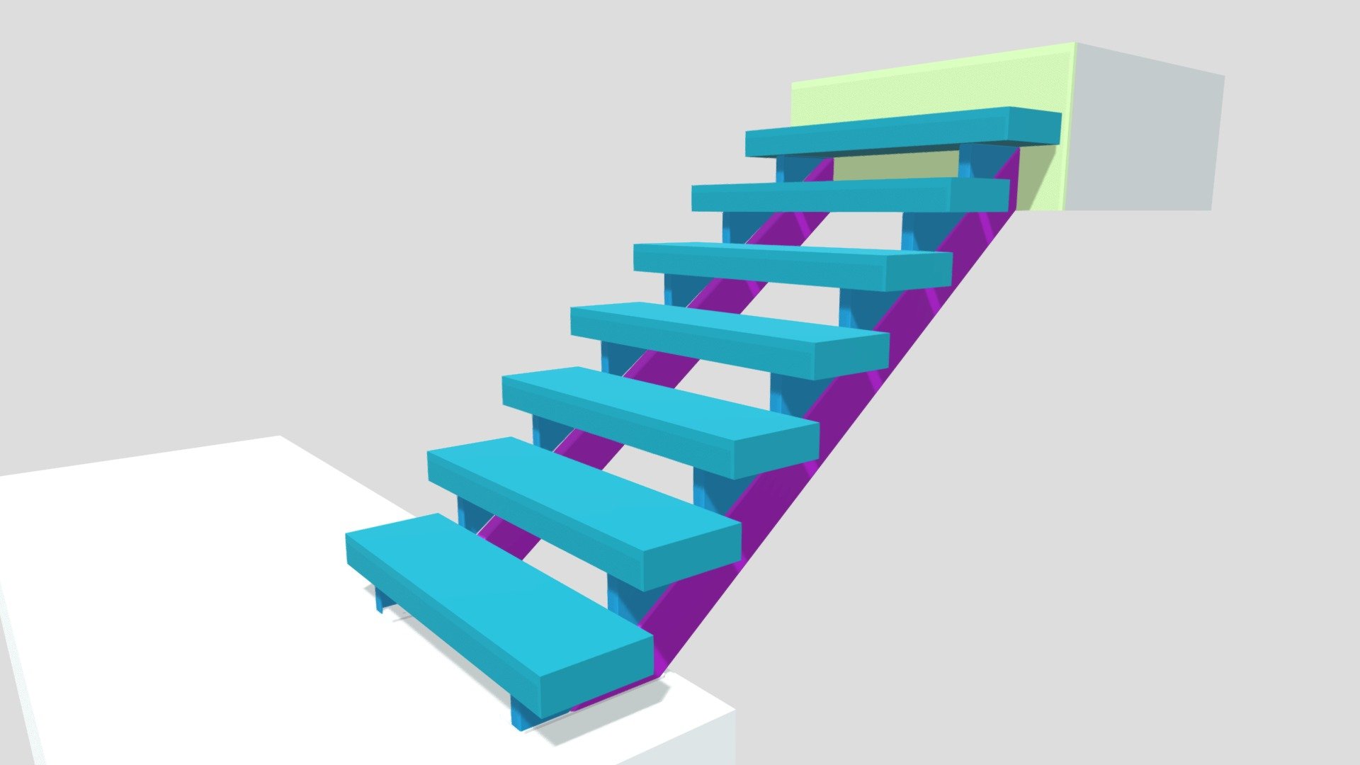 Double Stringer Model - 3D model by JD Stairs (@Jkwebster14) [c001a89 ...