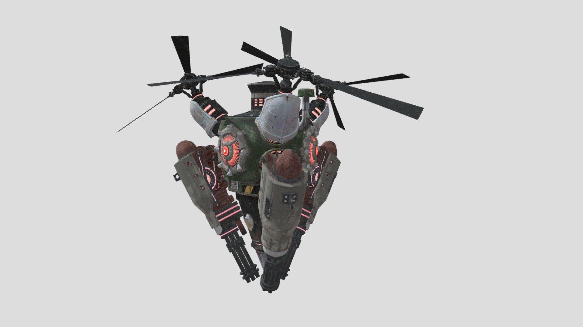 Heli Gunner - Final Fantasy 7 Remake - Download Free 3D model by ...