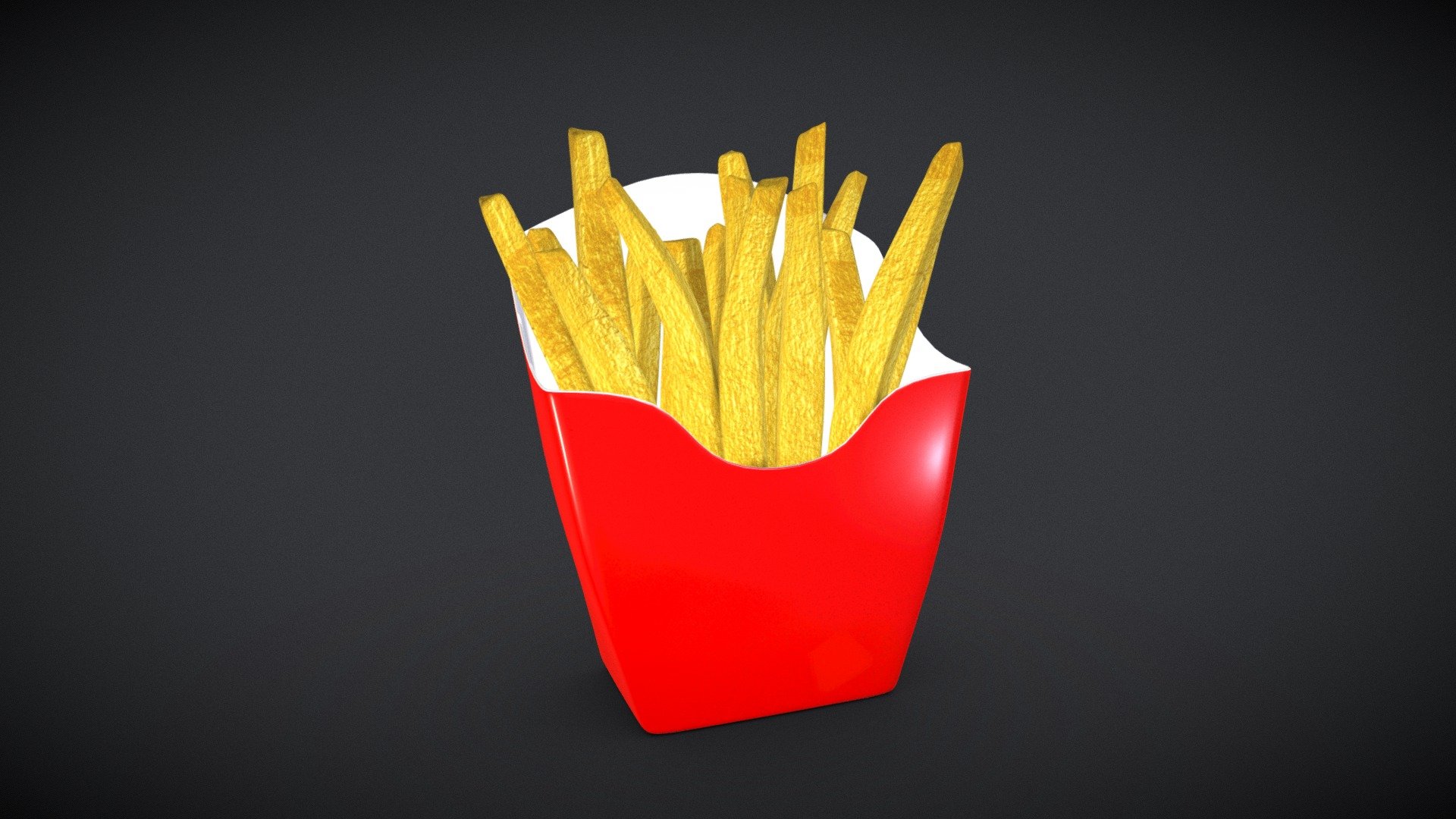 French Fries - Buy Royalty Free 3D model by mskullkid [c00390a ...