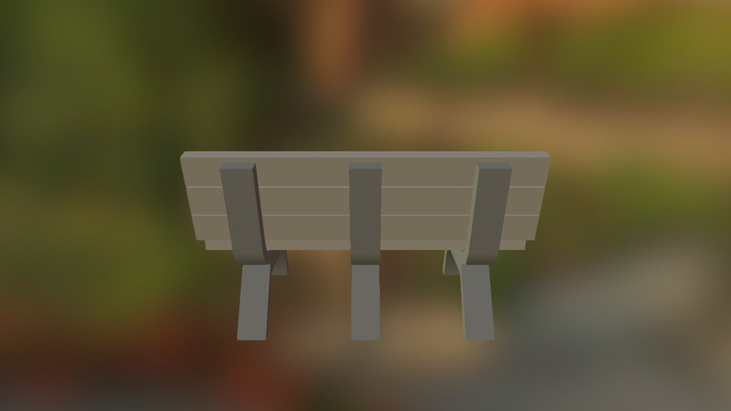 Bench - 3D model by kevinBrowning [c004e4a] - Sketchfab