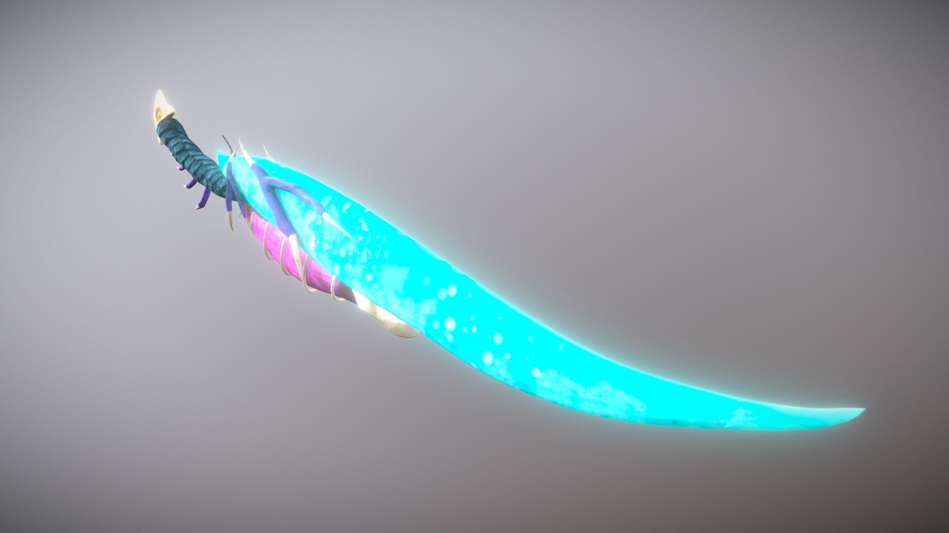 Sword of The Serpentine - Stylized Sword - Buy Royalty Free 3D model by ...